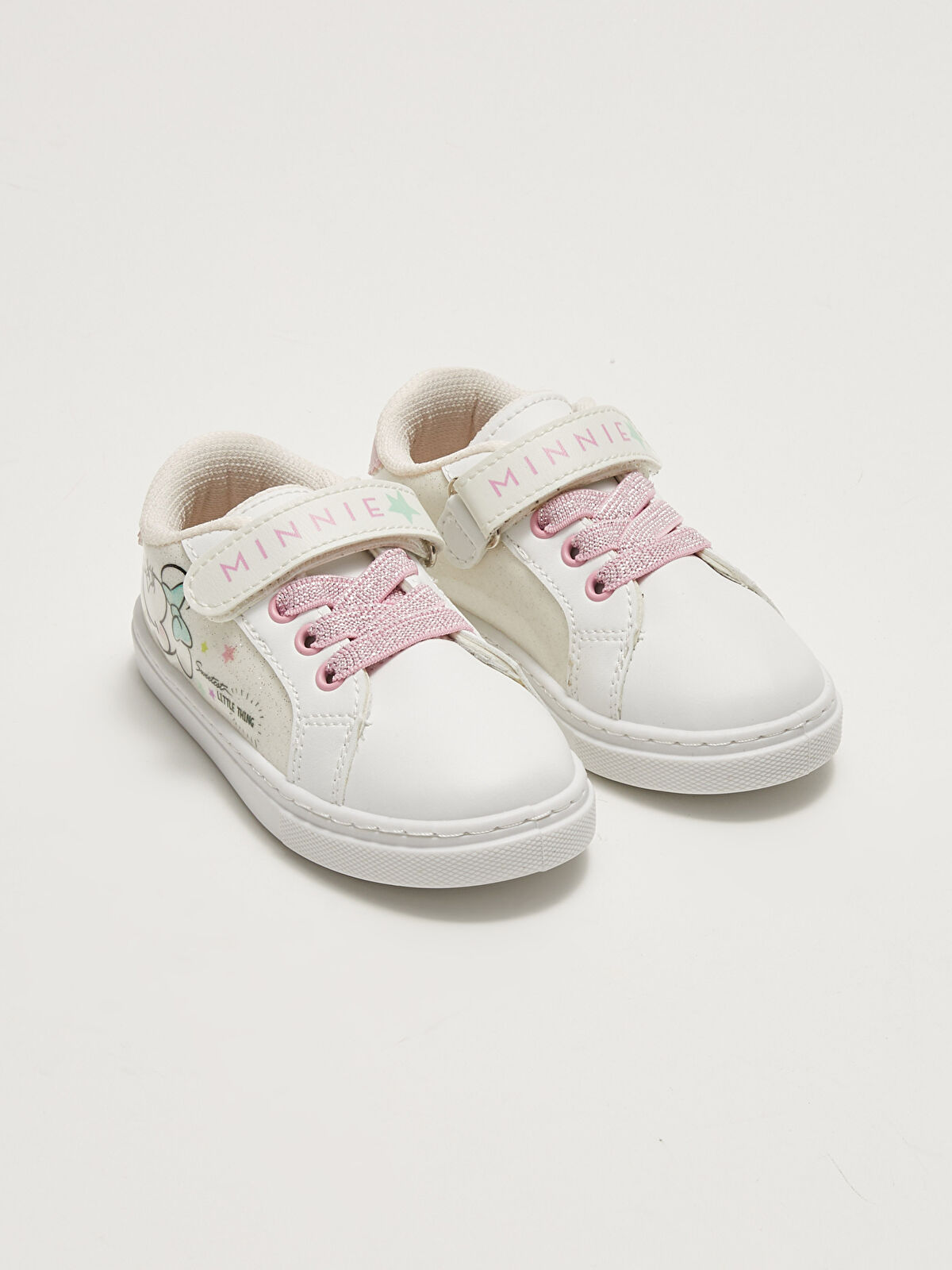 Minnie Mouse Lisanslı Bağcıklı Kız Bebek Spor Ayakkabı