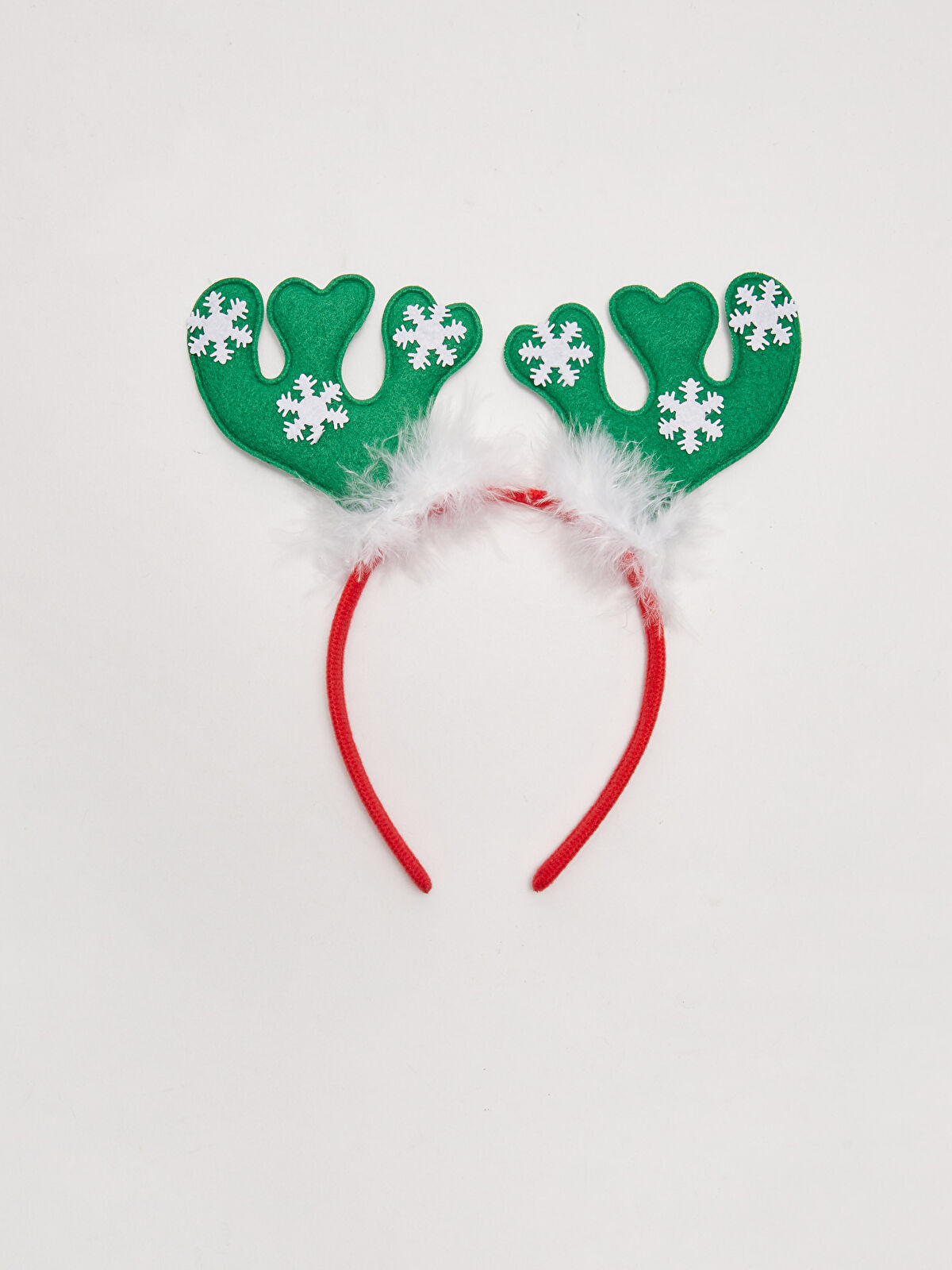 Kız Çocuk Yılbaşı Temalı Geyik Figürlü Işıltılı Taç