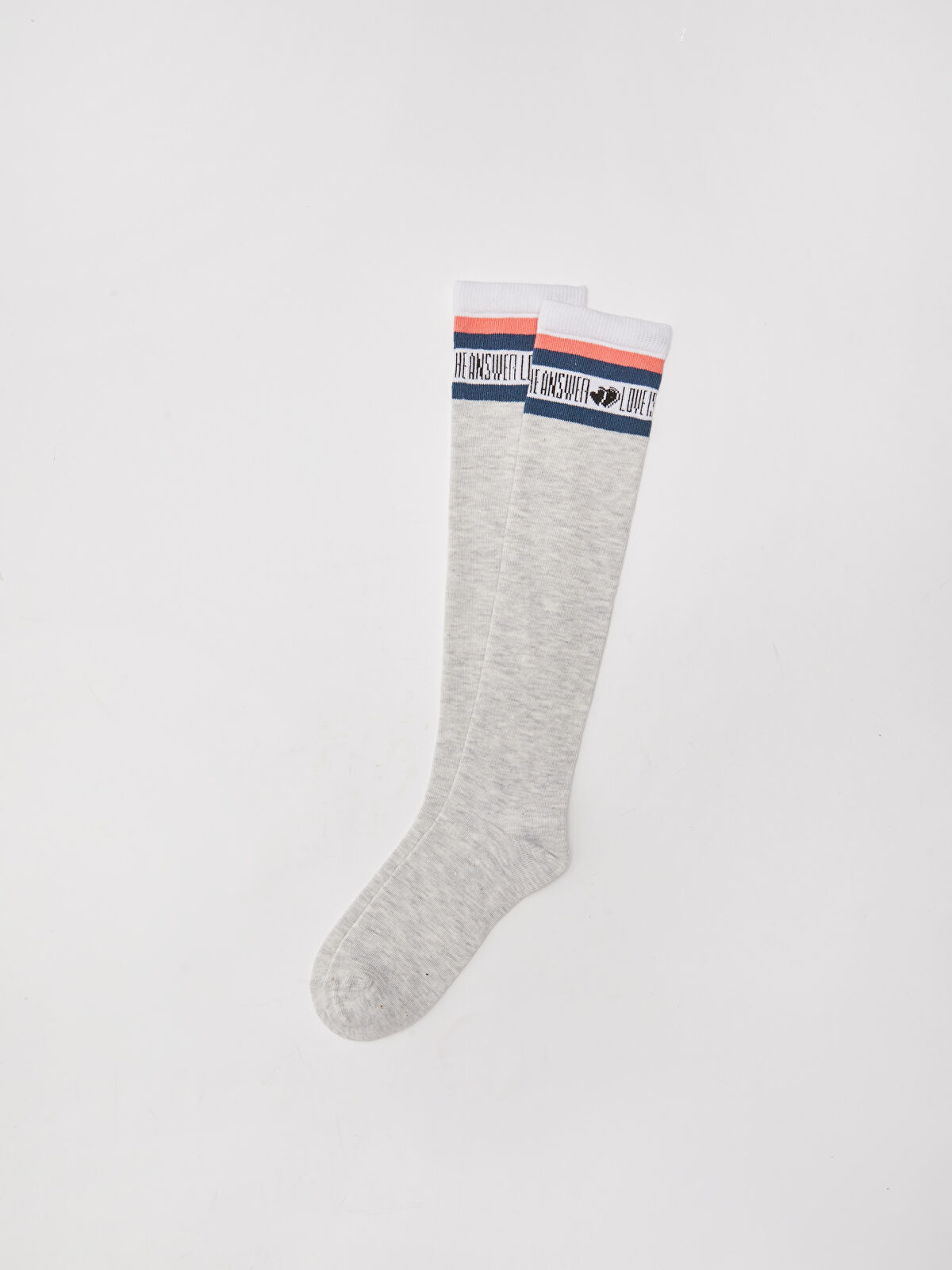 LCW DREAM Baskılı Kadın Diz Altı Çorabı