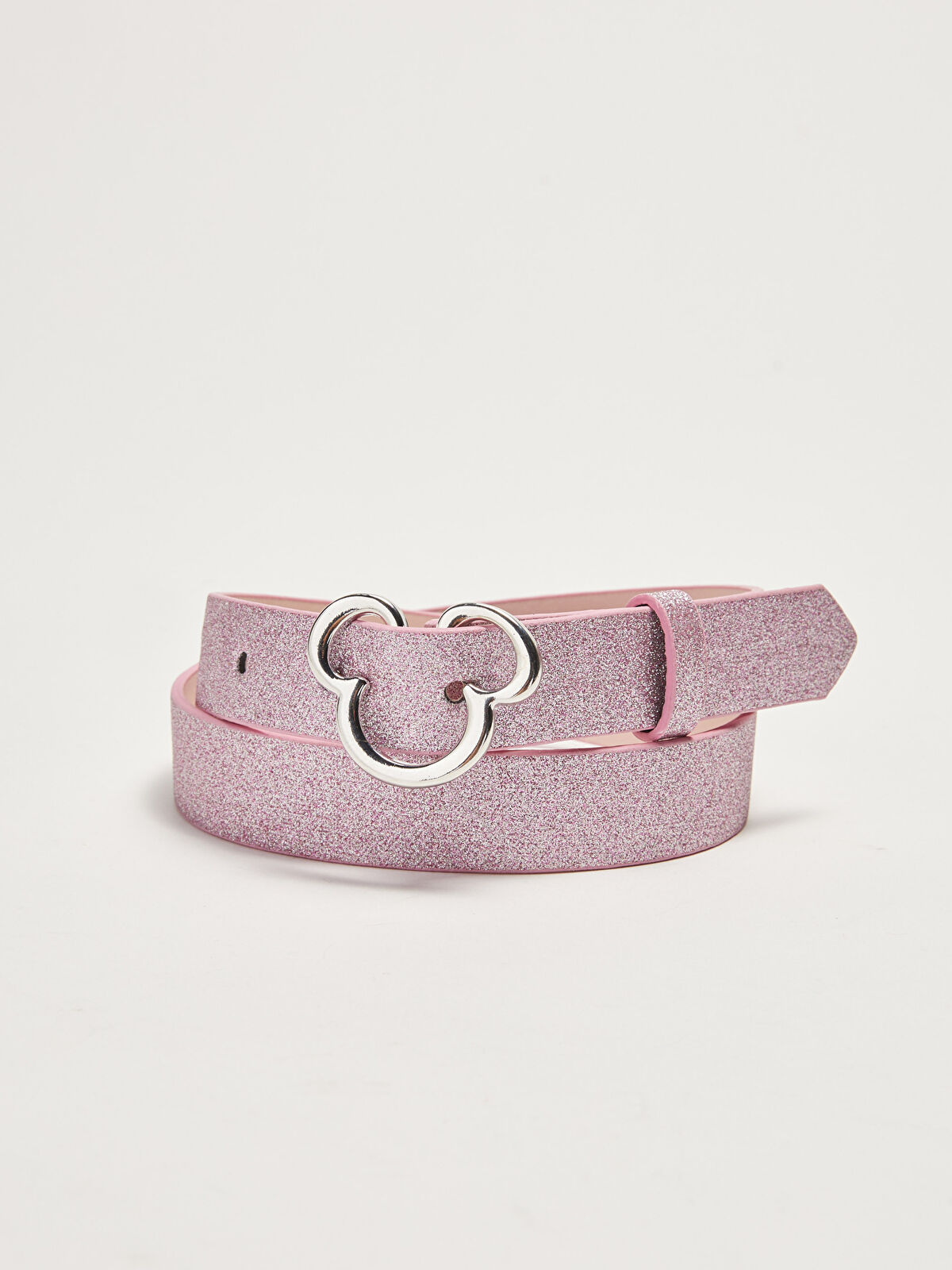 Kız Çocuk Mickey Mouse Lisanslı Simli Kemer