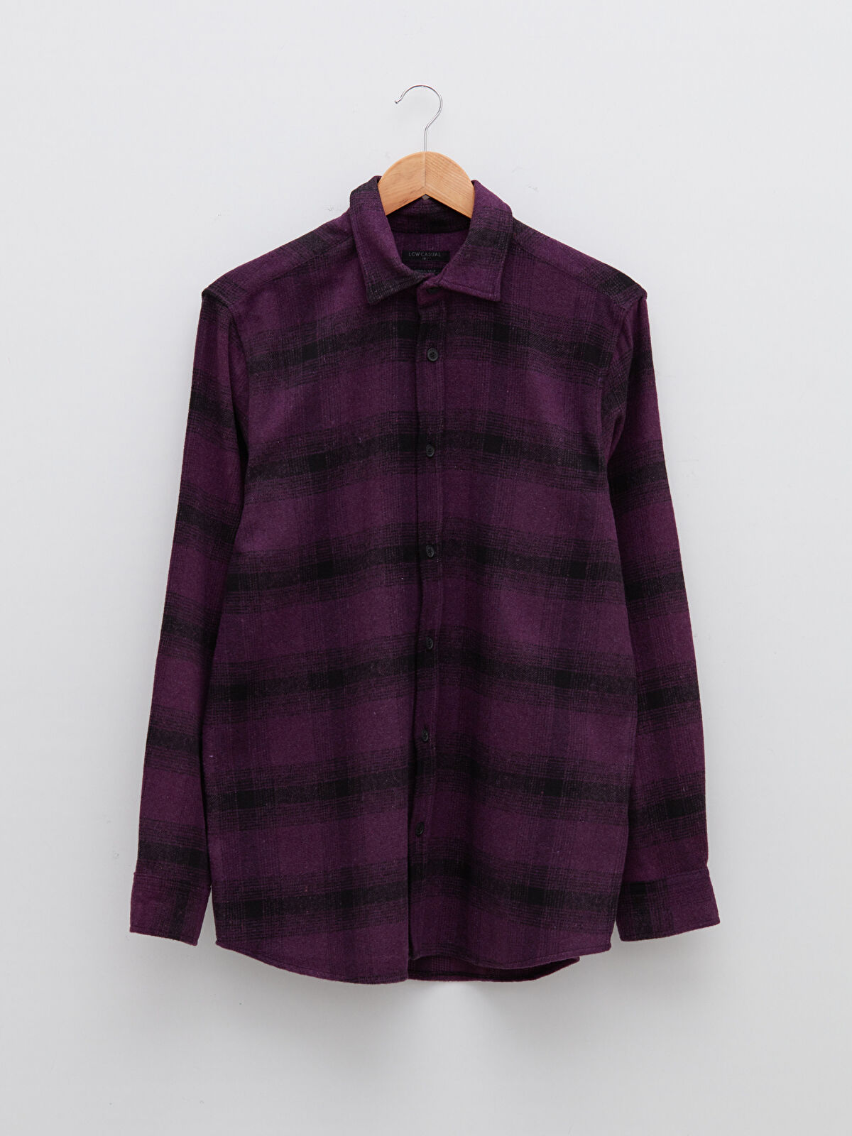 LCW CASUAL Regular Fit Uzun Kollu Ekose Erkek Gömlek Ceket