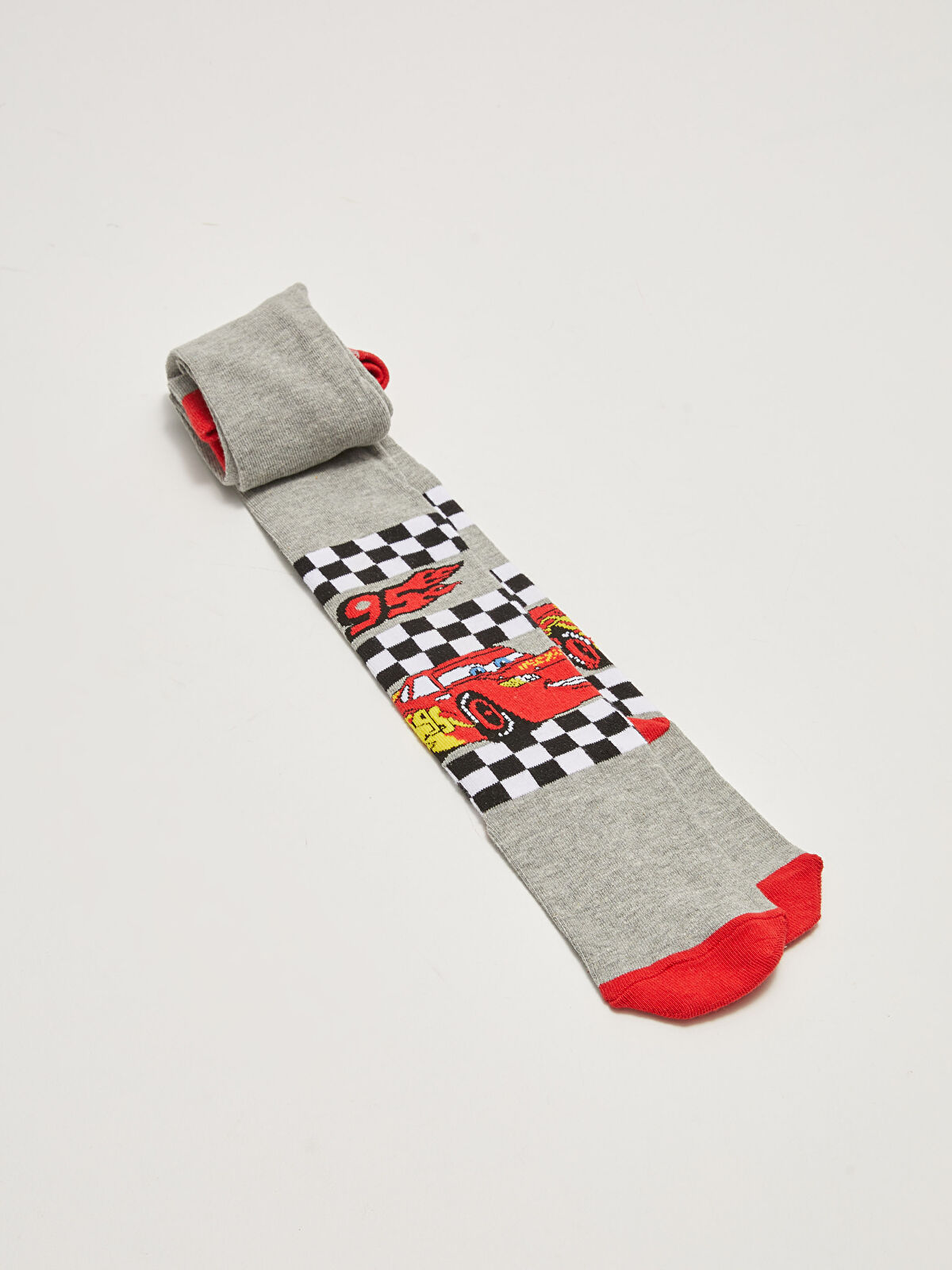 Arabalar Desenli Erkek Çocuk Külotlu Çorap