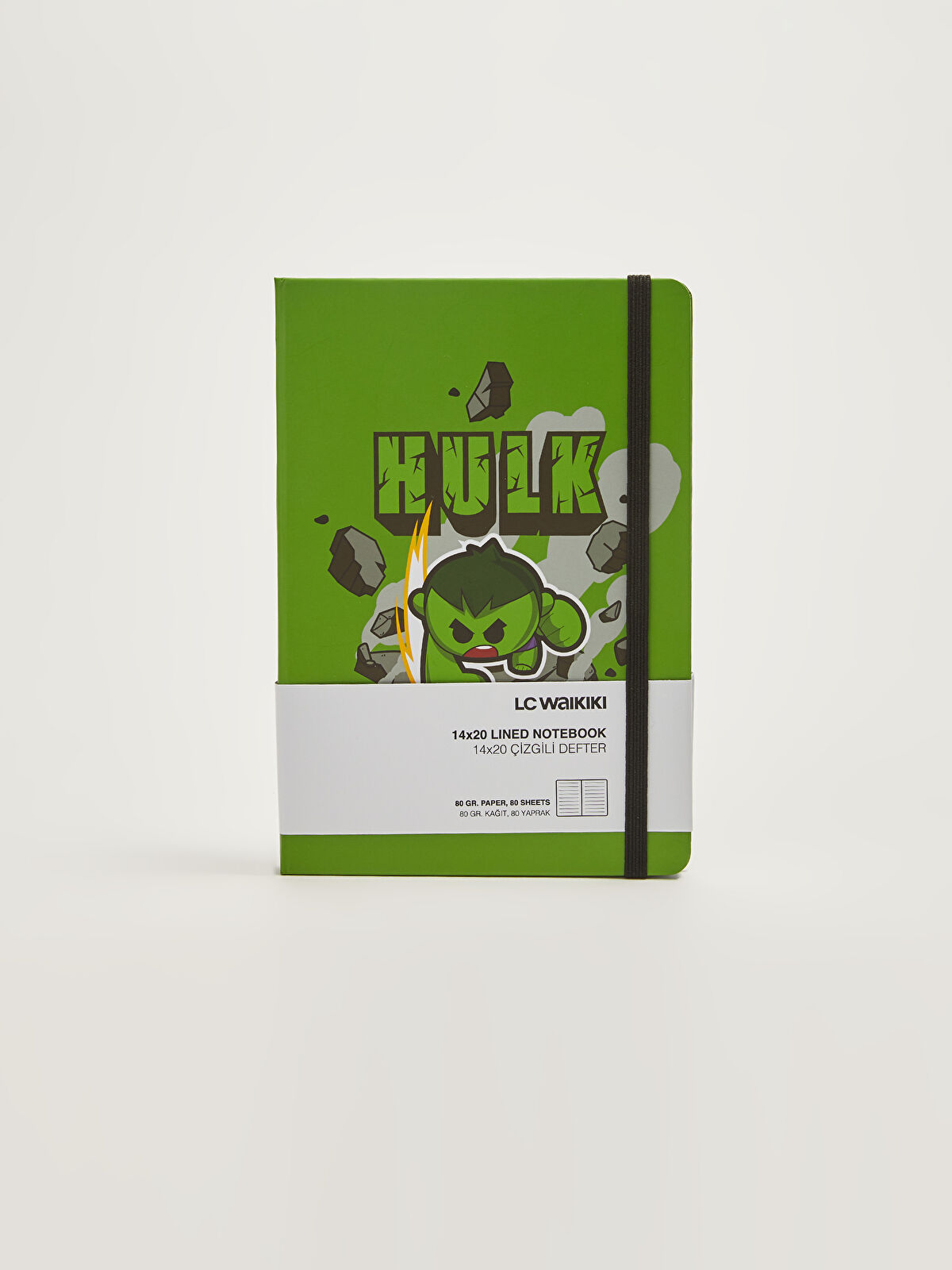 Hulk Lisanslı Çizgili Not Defteri Hulk Lisanslı Çizgili Not Defteri