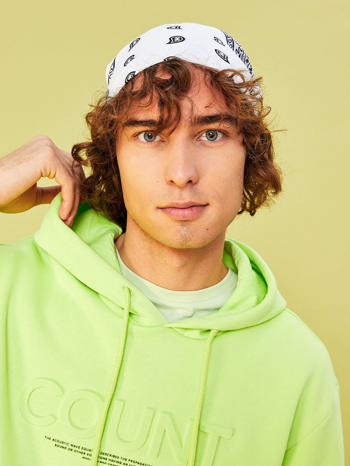 Şal Desenli Erkek Bandana  2'li