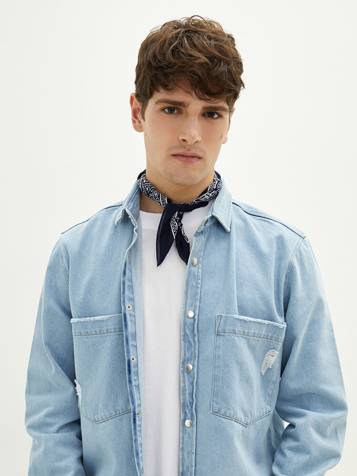 Şal Desenli Erkek Bandana