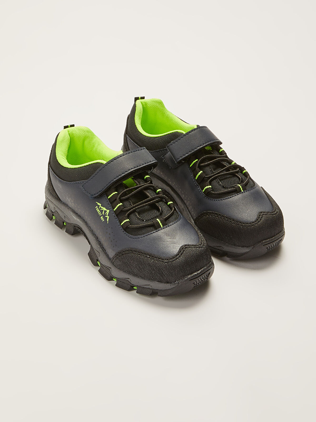 Bağcıklı Cırt Cırtlı Erkek Çocuk Trekking Ayakkabı