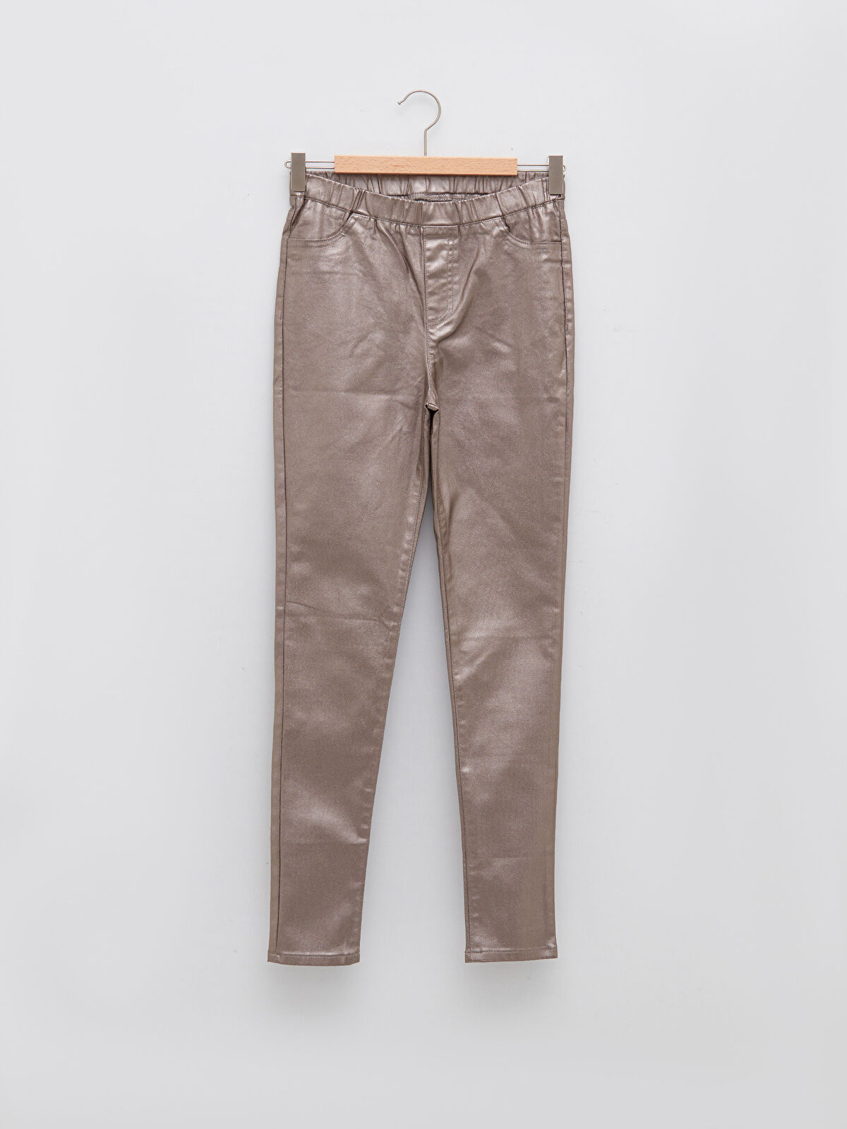 Beli Lastikli Skinny Fit Kız Çocuk Pantolon