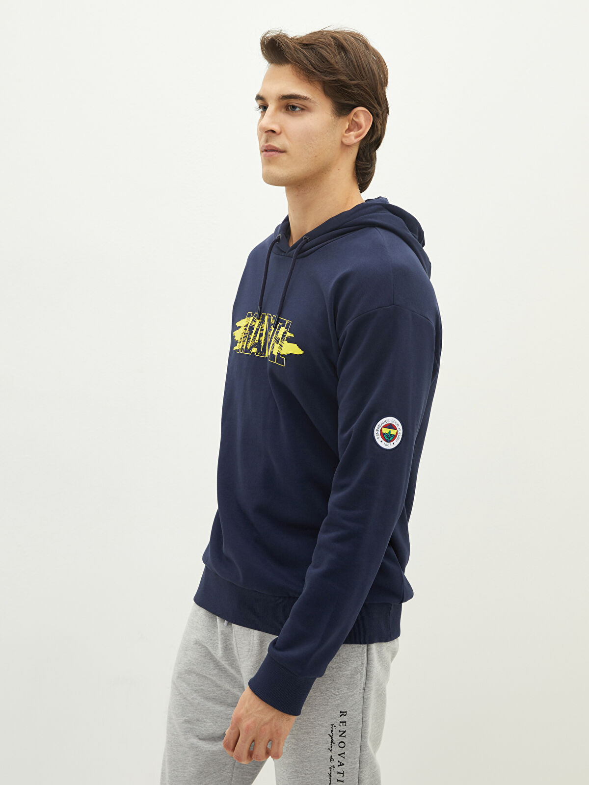 LCW CASUAL Kapüşonlu Uzun Kollu Marvel Baskılı Kalın Erkek Sweatshirt