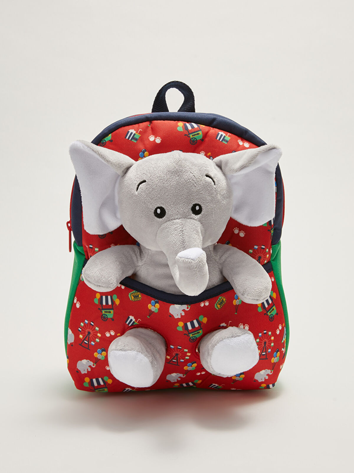 Erkek Çocuk Pelüş Fil Oyuncaklı Sırt Çantası