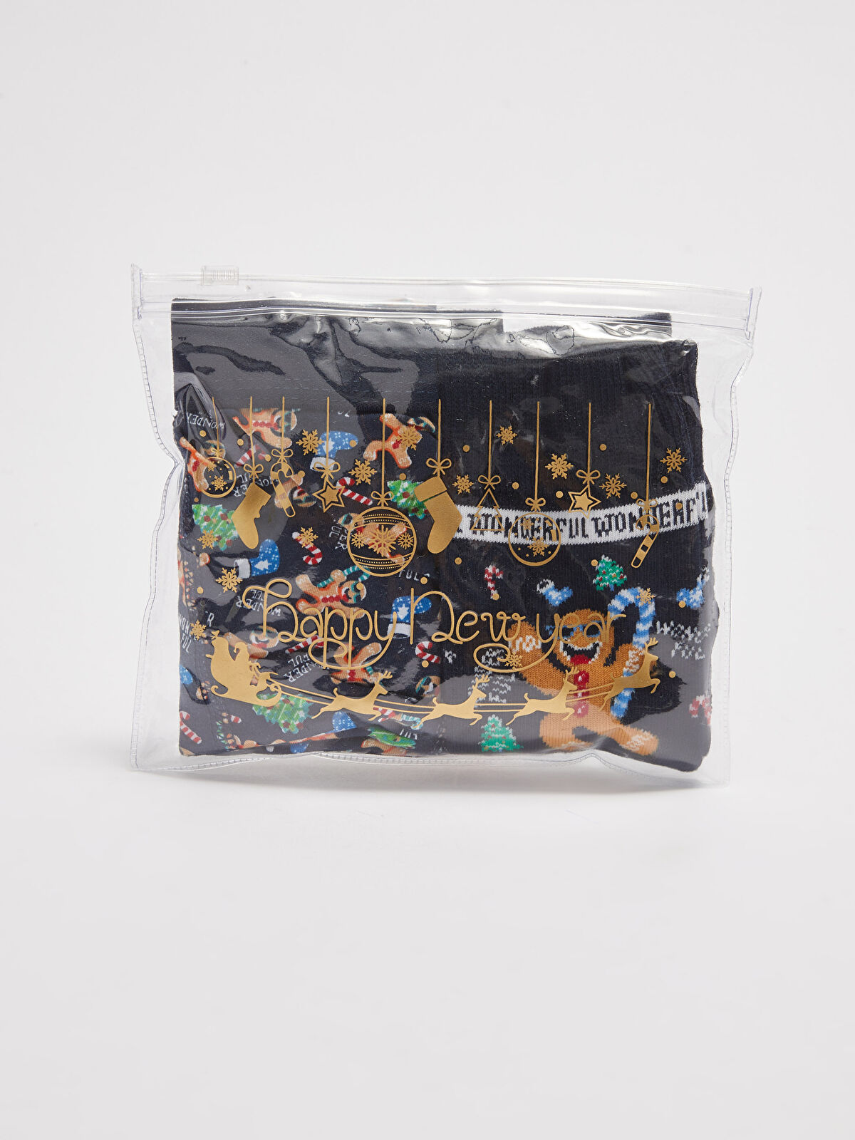 LCW DREAM Yılbaşı Temalı Erkek Boxer ve Çorap