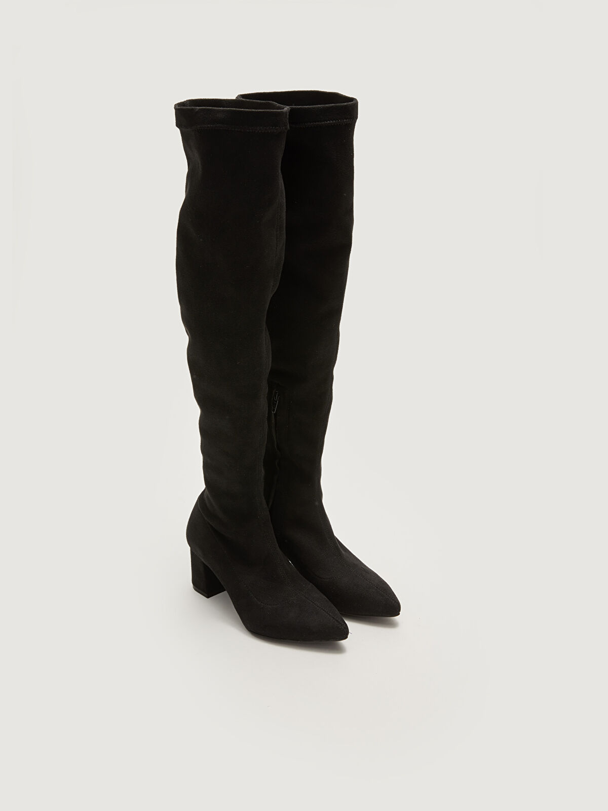 Fermuarlı Topuklu Kadın Çizme