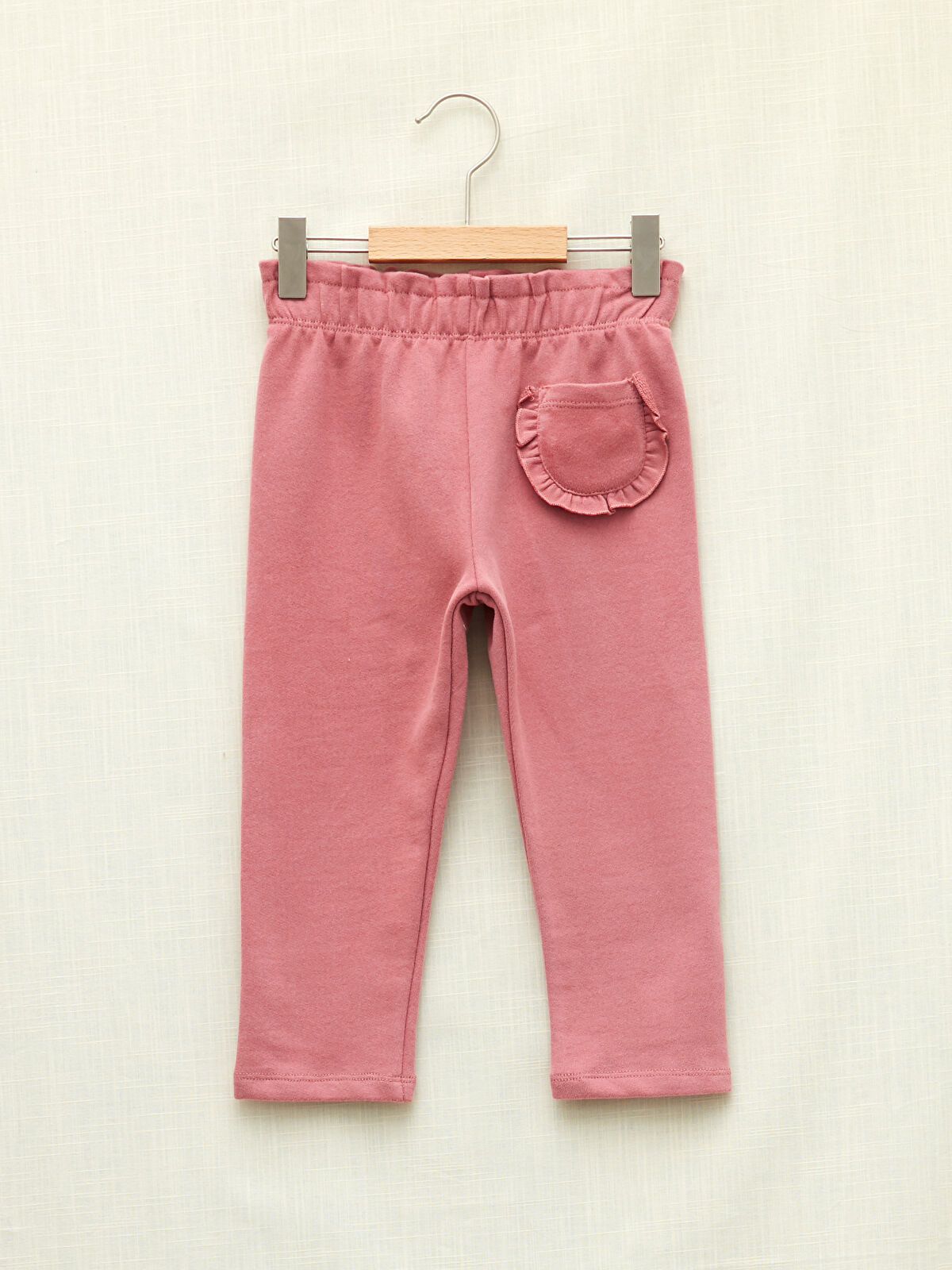 LCW GREEN Beli Lastikli Basic Organik Pamuklu Kız Bebek Pantolon