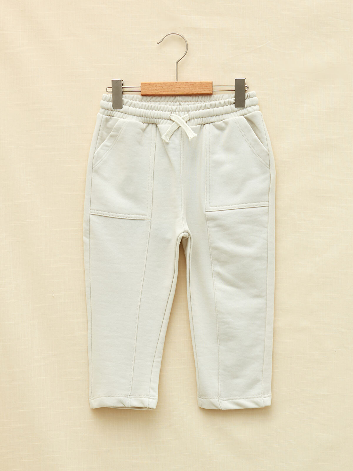 LCW GREEN Beli Lastikli Organik Pamuklu Erkek Bebek Eşofman Alt