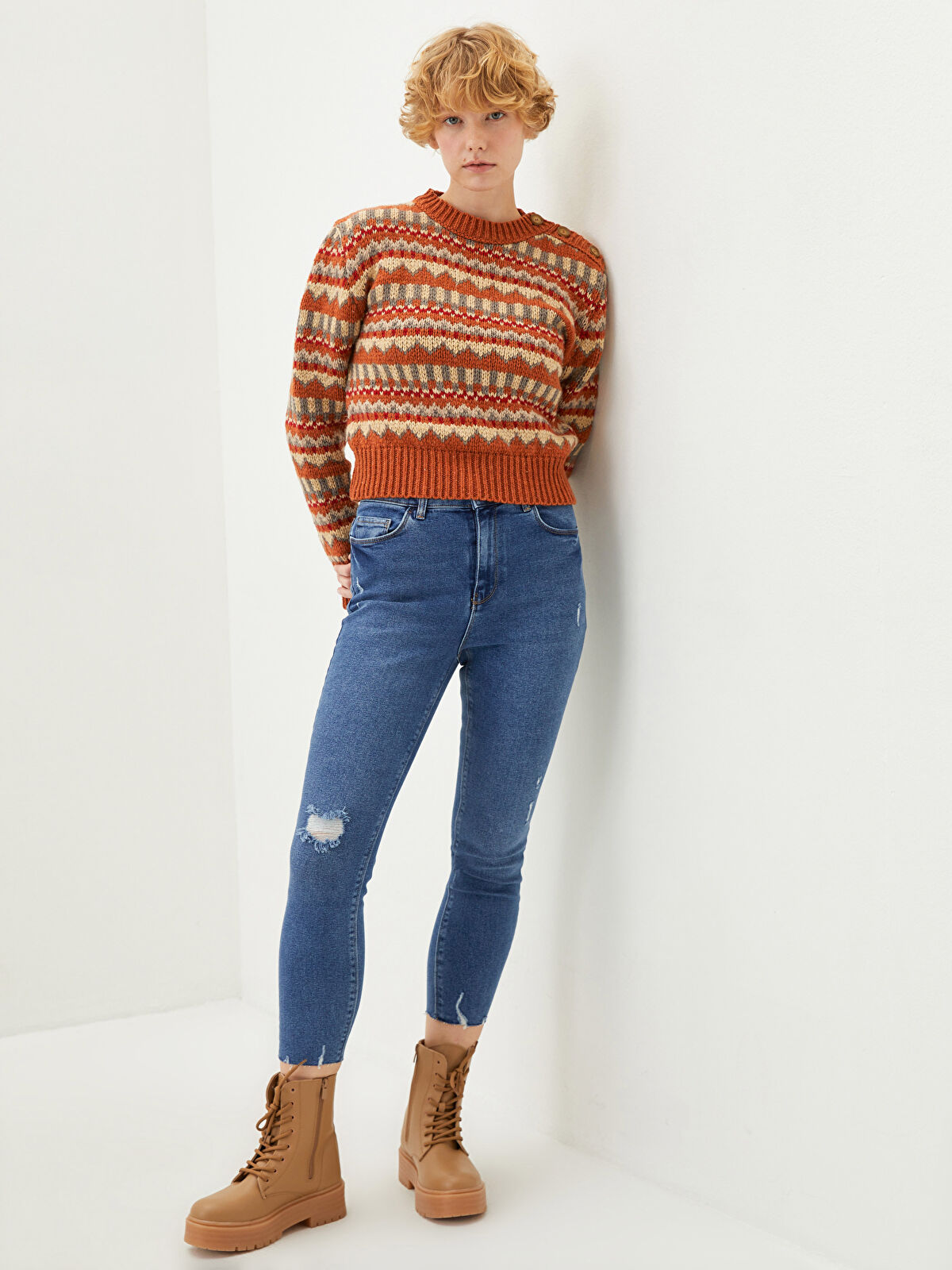 Yüksek Bel Süper Skinny Rodeo Kadın Jean Pantolon