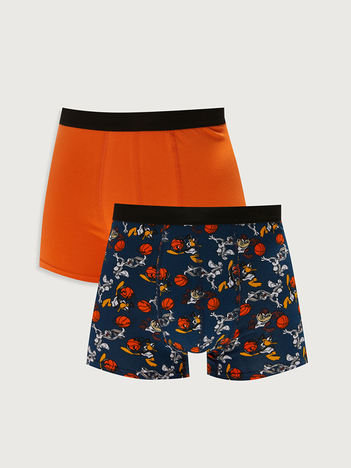 LCW DREAM Standart Kalıp Space Jam Baskılı Erkek Boxer 2'li