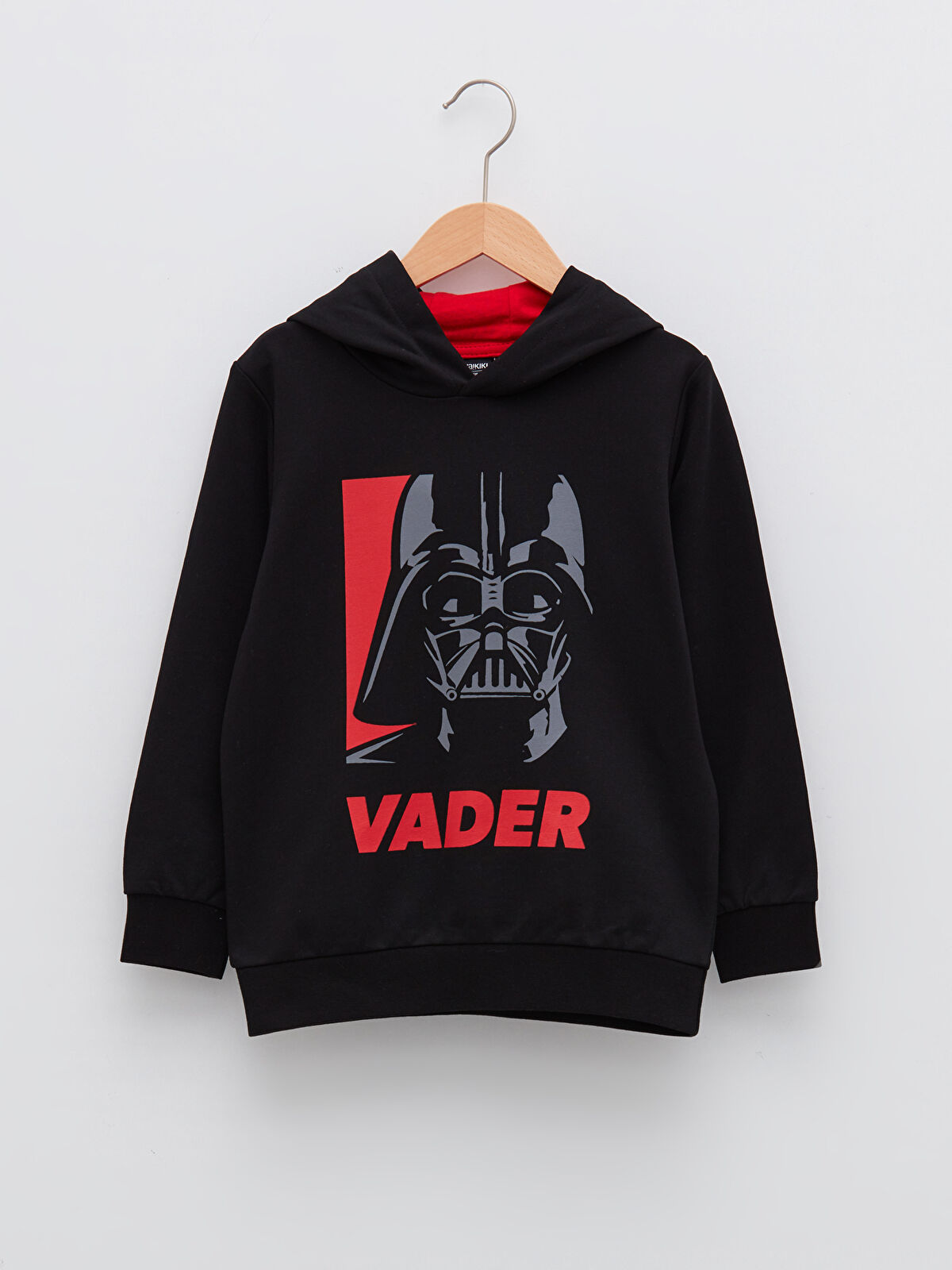 Kapüşonlu Star Wars Baskılı Uzun Kollu Erkek Çocuk Sweatshirt Kapüşonlu Star Wars Baskılı Uzun Kollu Erkek Çocuk Sweatshirt