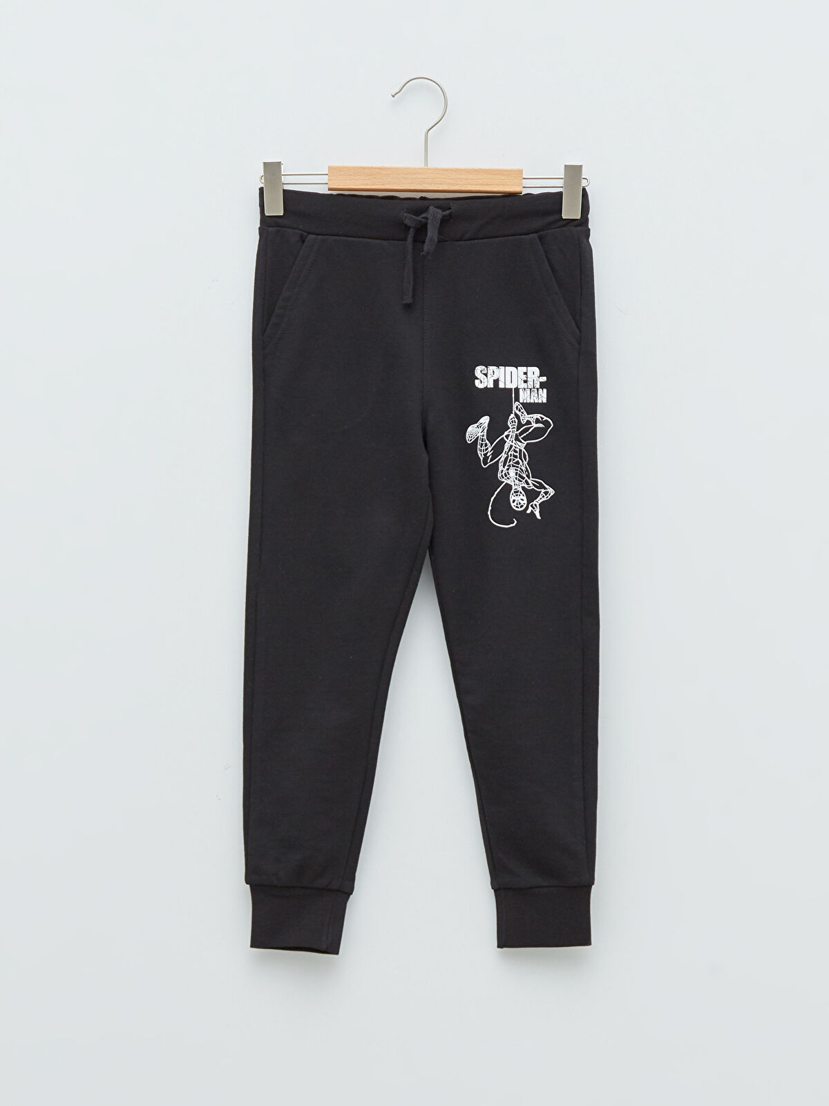 Beli Lastikli Spiderman Baskılı Erkek Çocuk Jogger Eşofman Altı