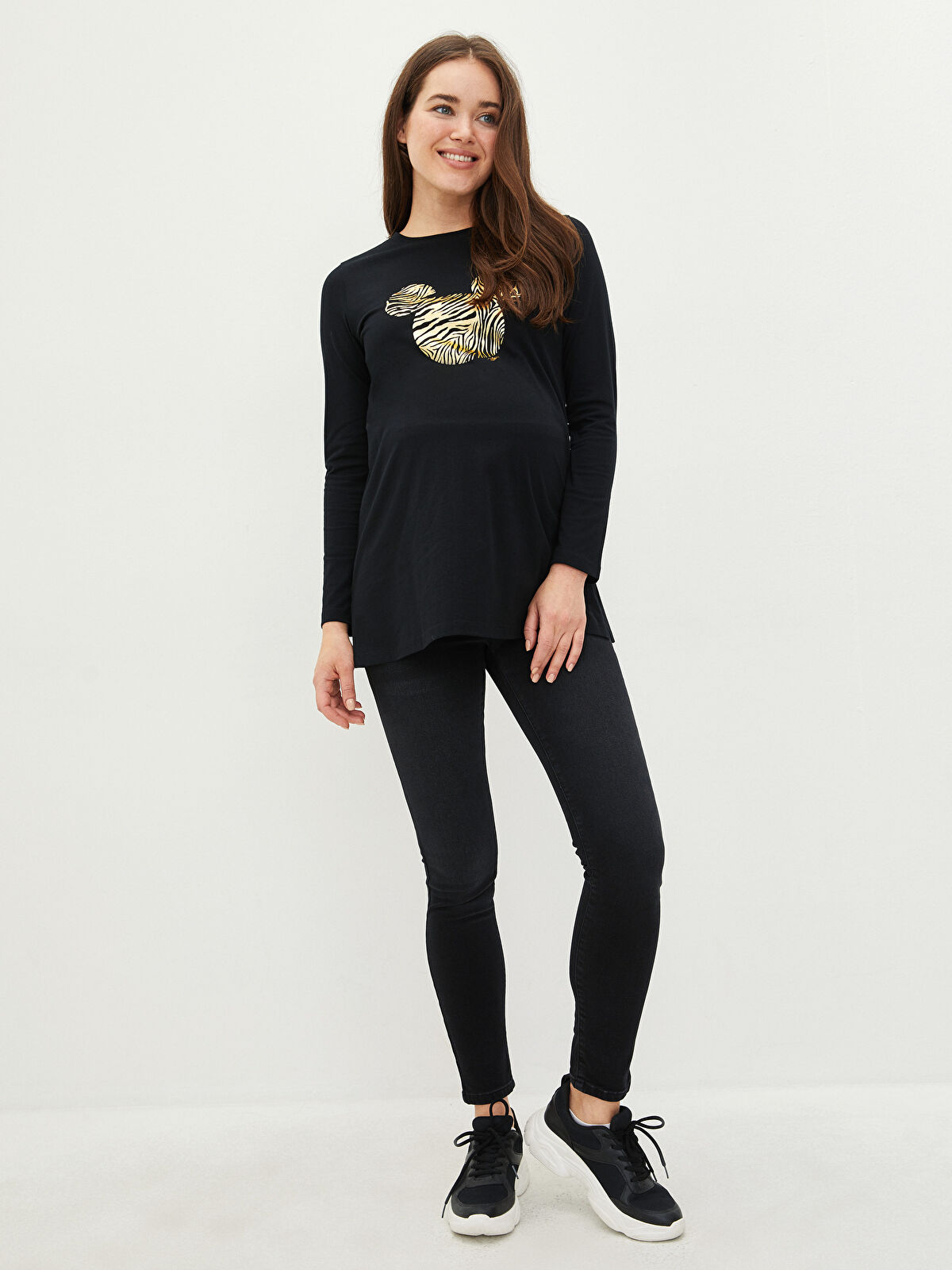 Karın Panelli Skinny Fit Cep Detaylı Hamile Rodeo Jean Pantolon