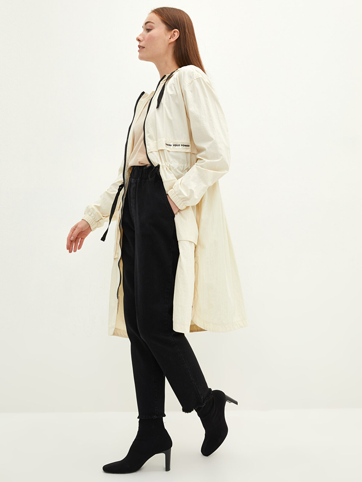 MODEST Bol Fit Cep Detaylı Harem Kadın Rodeo Jean Pantolon