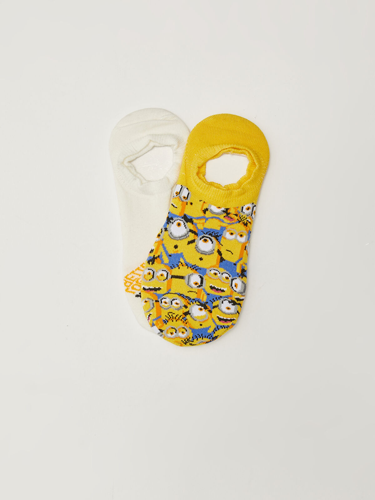 LCW DREAM Minions Baskılı Kadın Patik Çorap 2'li Takım