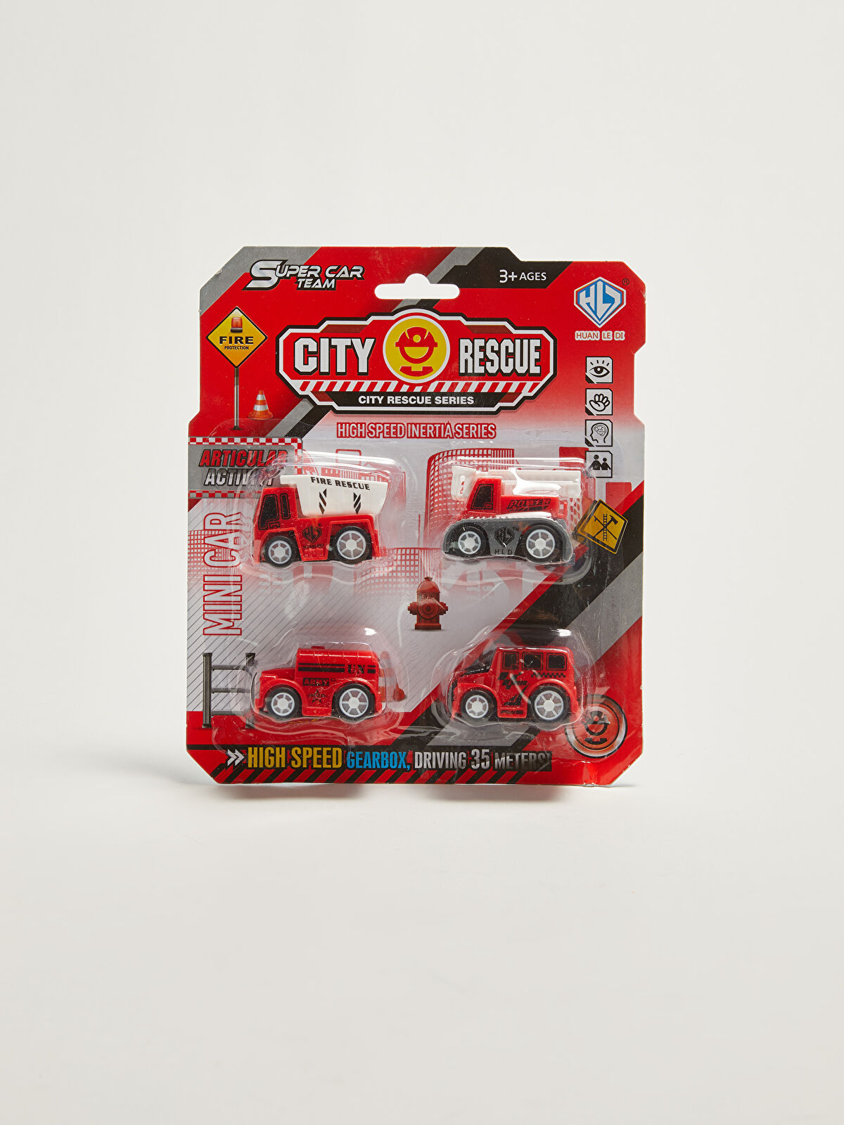 İtfaiye Araçları Oyuncak Seti 4'lü