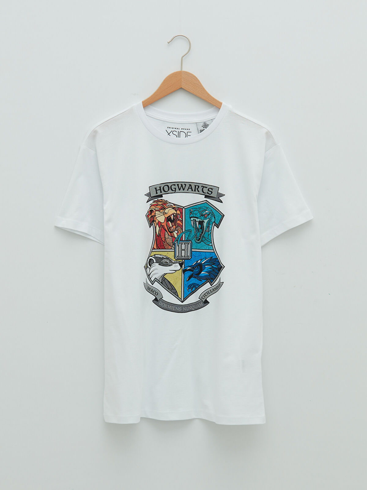 XSIDE Bisiklet Yaka Kısa Kollu Harry Potter Baskılı Penye Erkek Tişört