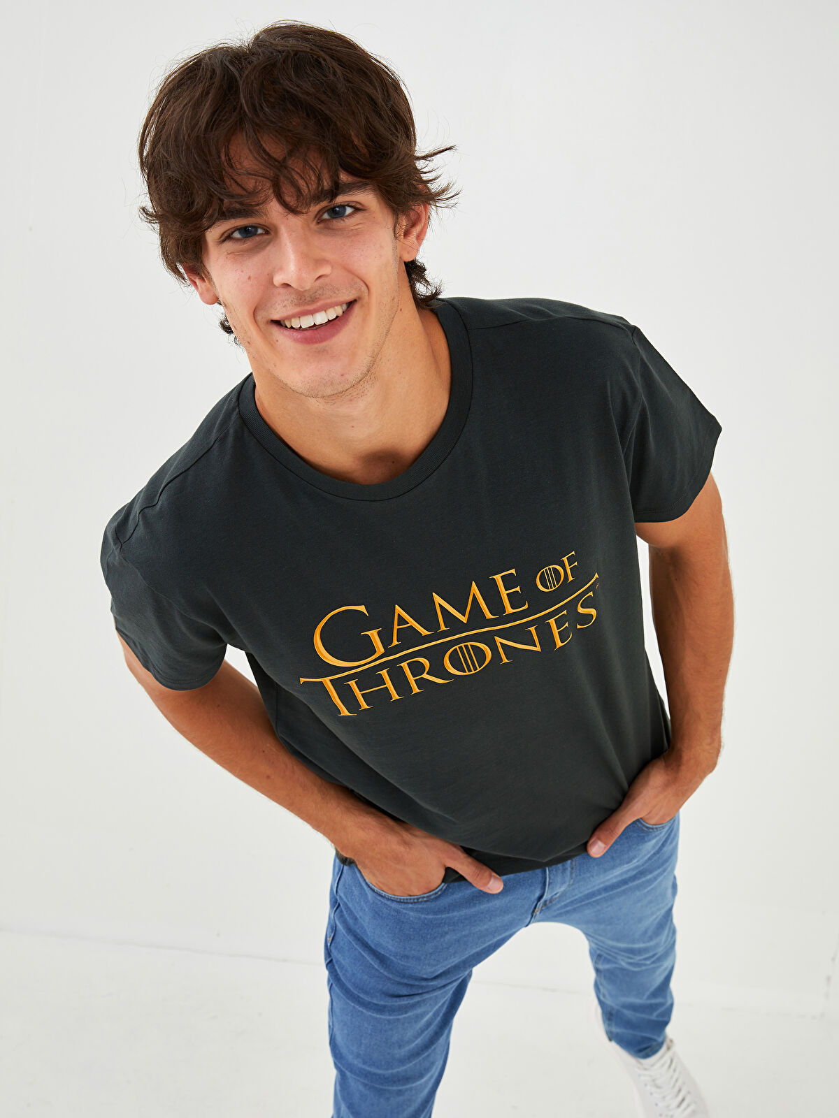 XSIDE Bisiklet Yaka Kısa Kollu Game of Thrones Baskılı Penye Erkek Tişört XSIDE Bisiklet Yaka Kısa Kollu Game of Thrones Baskılı Penye Erkek Tişört