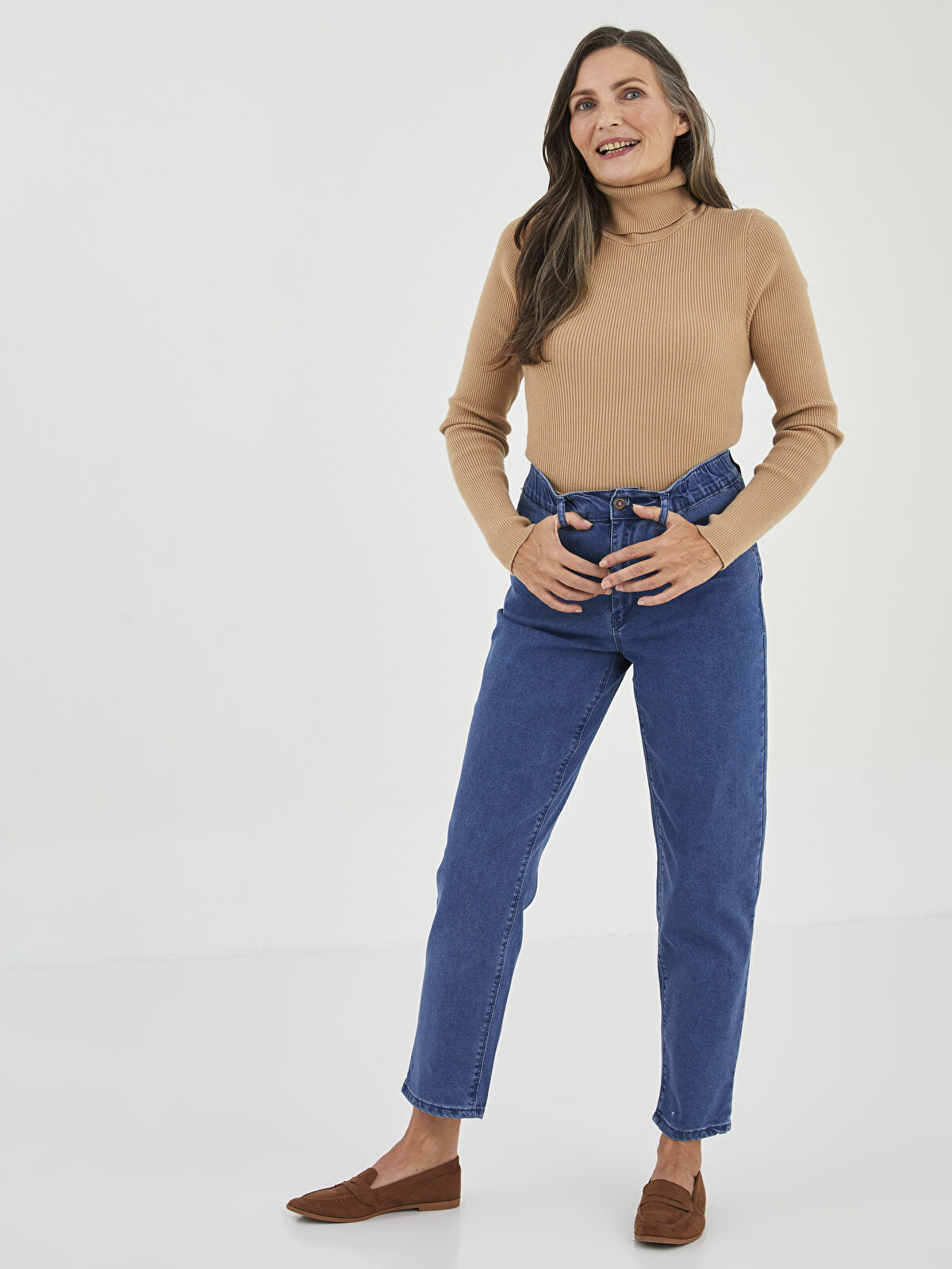 LCW GRACE Dar Fit Cep Detaylı Kadın Jean Pantolon