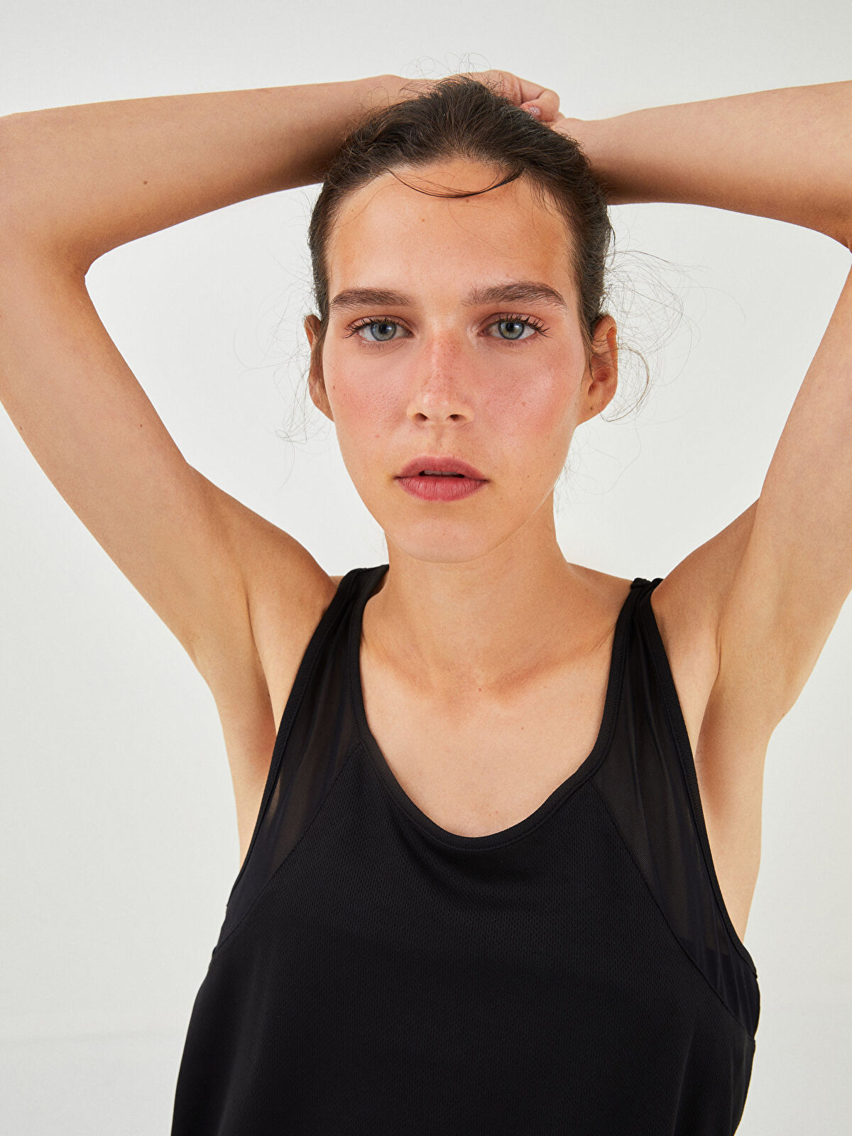 XSIDE Bisiklet Yaka Düz Askılı Kadın Spor Atlet