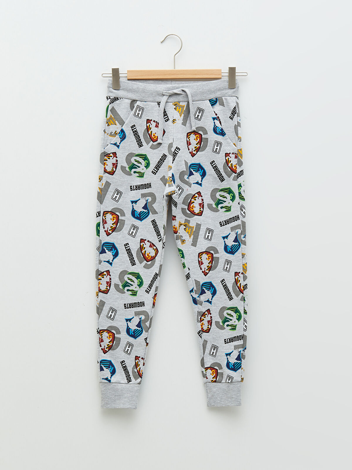 Beli Lastikli Harry Potter Baskılı Erkek Çocuk Jogger Eşofman Altı