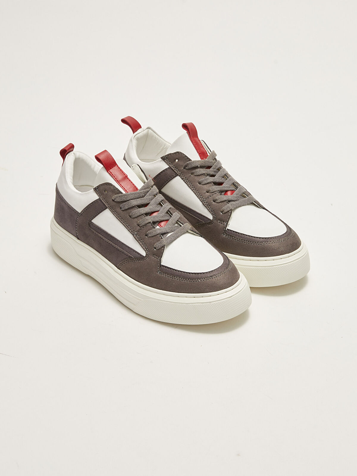 Bağcıklı Kalın Tabanlı Erkek Spor Ayakkabı