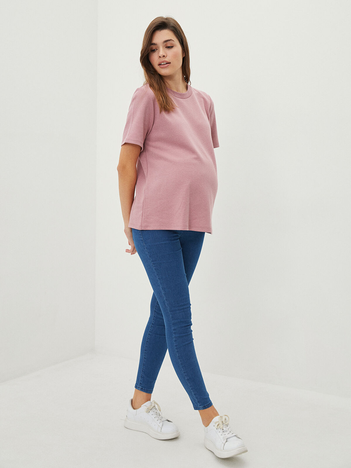 Karın Panelli Süper Skinny Rodeo Hamile Jean Pantolon