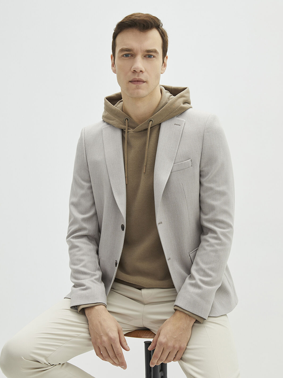 LCW CLASSIC Dar Kalıp Erkek Blazer Ceket