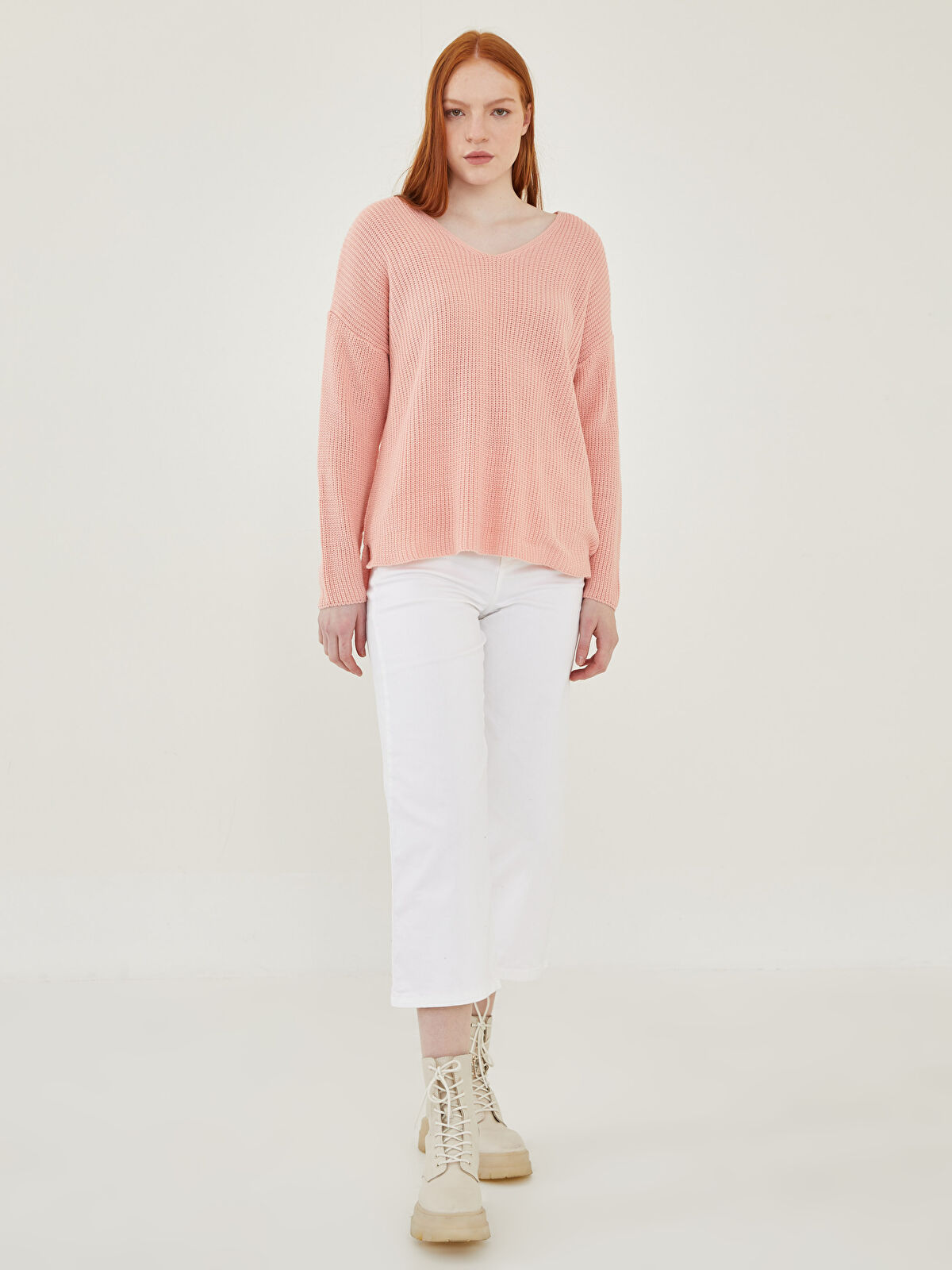 LCW CASUAL Dar Fit Düz Cep Detaylı Gabardin Kumaş Kadın Pantolon