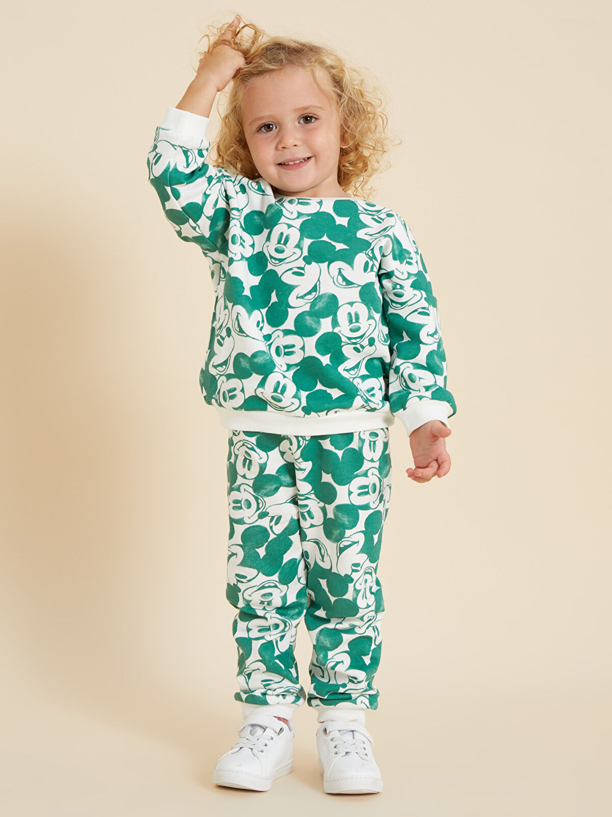 Mickey Mouse Kardeş Ürünler Kız Bebek Sweatshirt