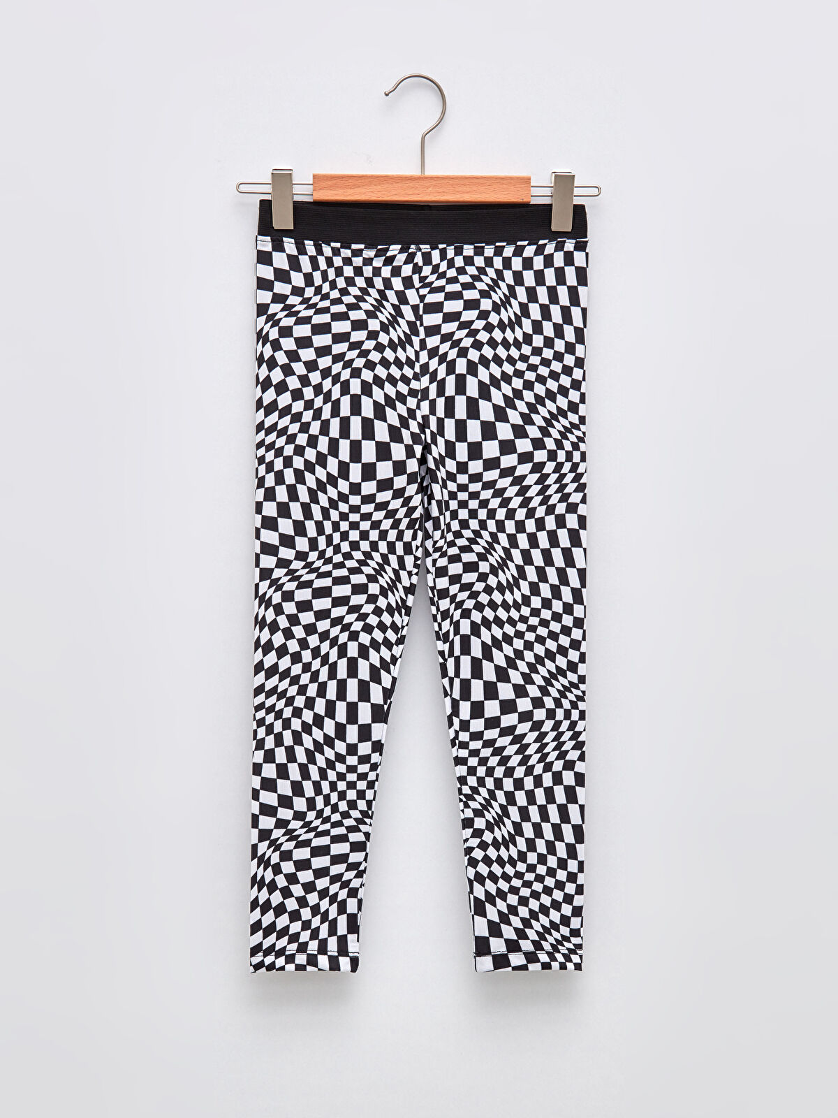 Beli Lastikli Baskılı Kız Çocuk Bilek Boy Tayt