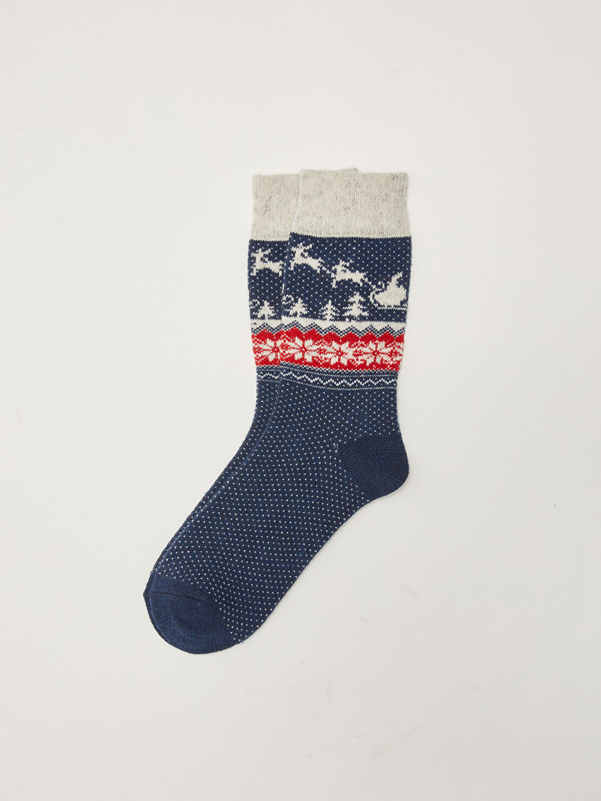 Yılbaşı Temalı Kalın Erkek Soket Çorap