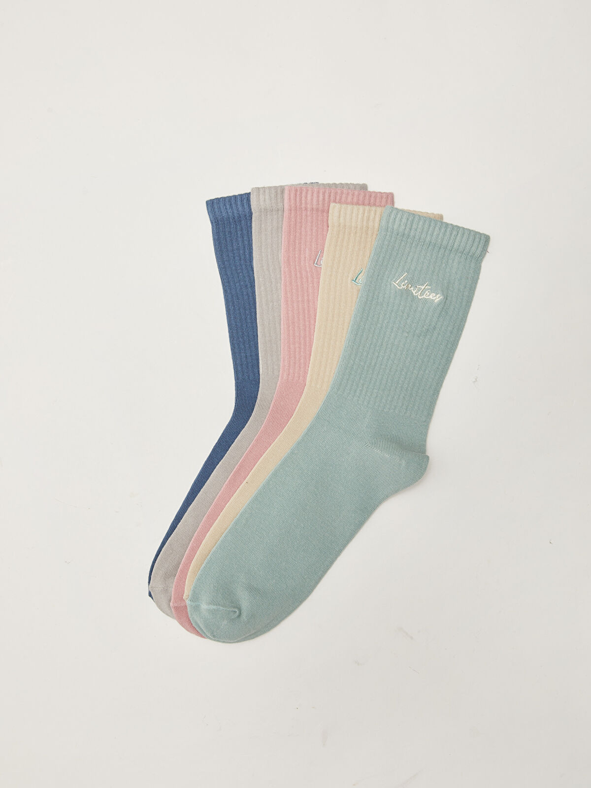 Nakışlı Erkek Soket Çorap 5'li