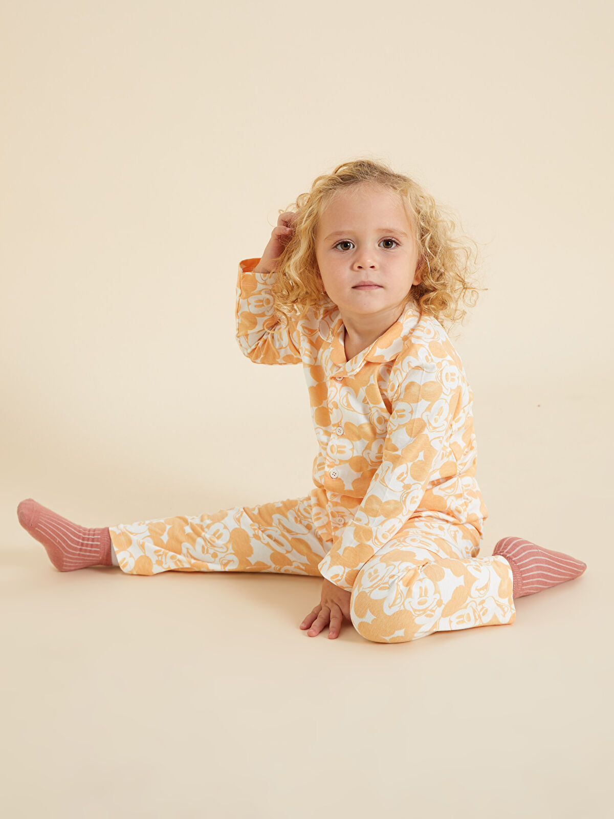 Minnie Mouse Kardeş Ürünler Kız Bebek Pijama Takımı