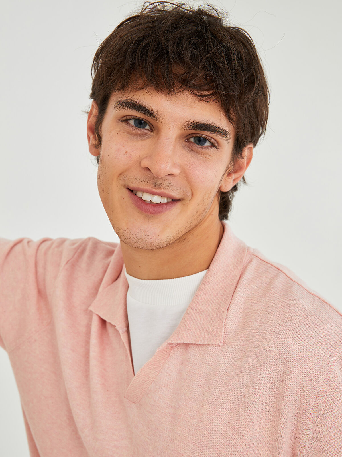 XSIDE Polo Yaka Kısa Kollu Erkek Triko Kazak