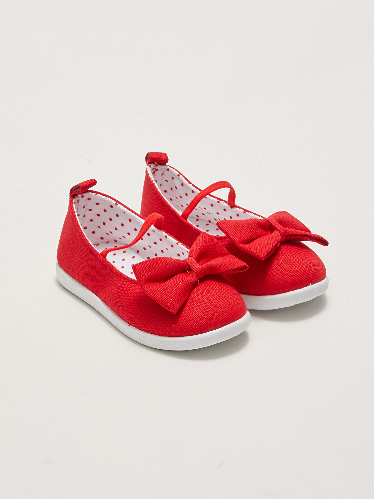 Fiyonk Detaylı Lastikli Kız Bebek Babet