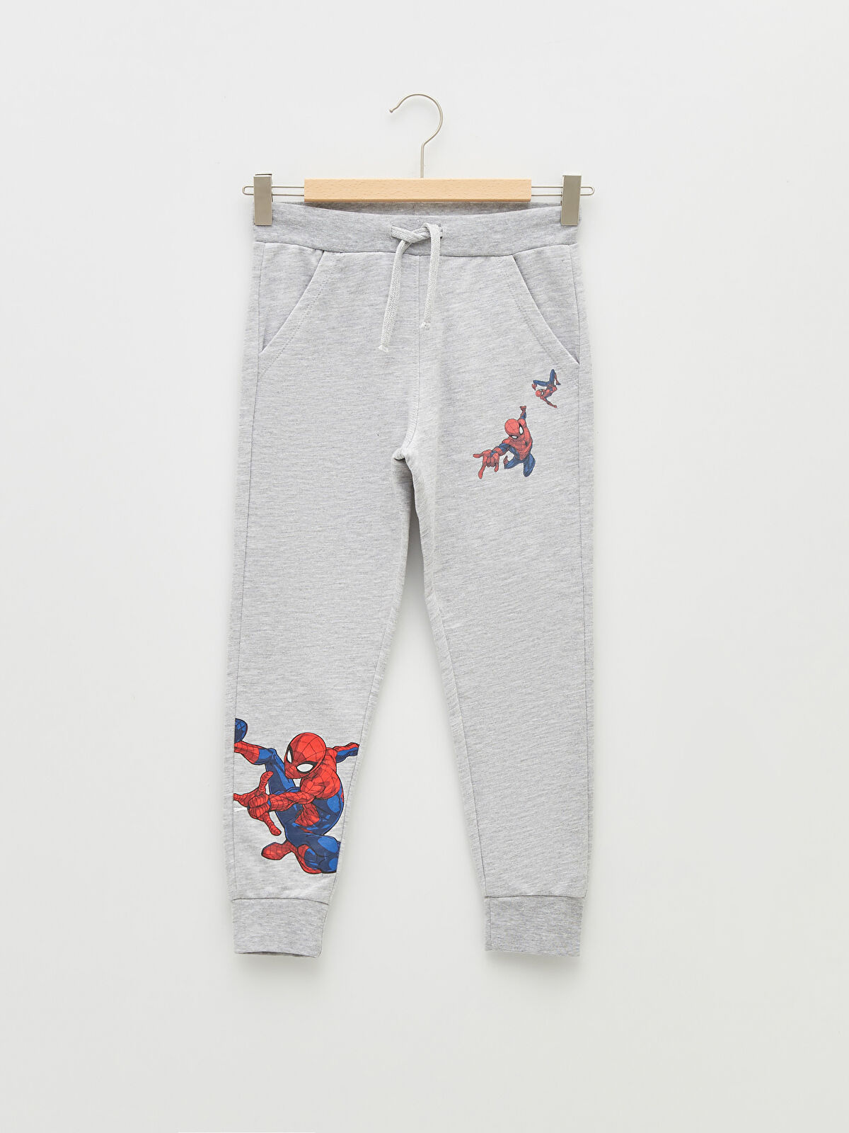 Beli Lastikli Spiderman Baskılı Erkek Çocuk Jogger Eşofman Altı