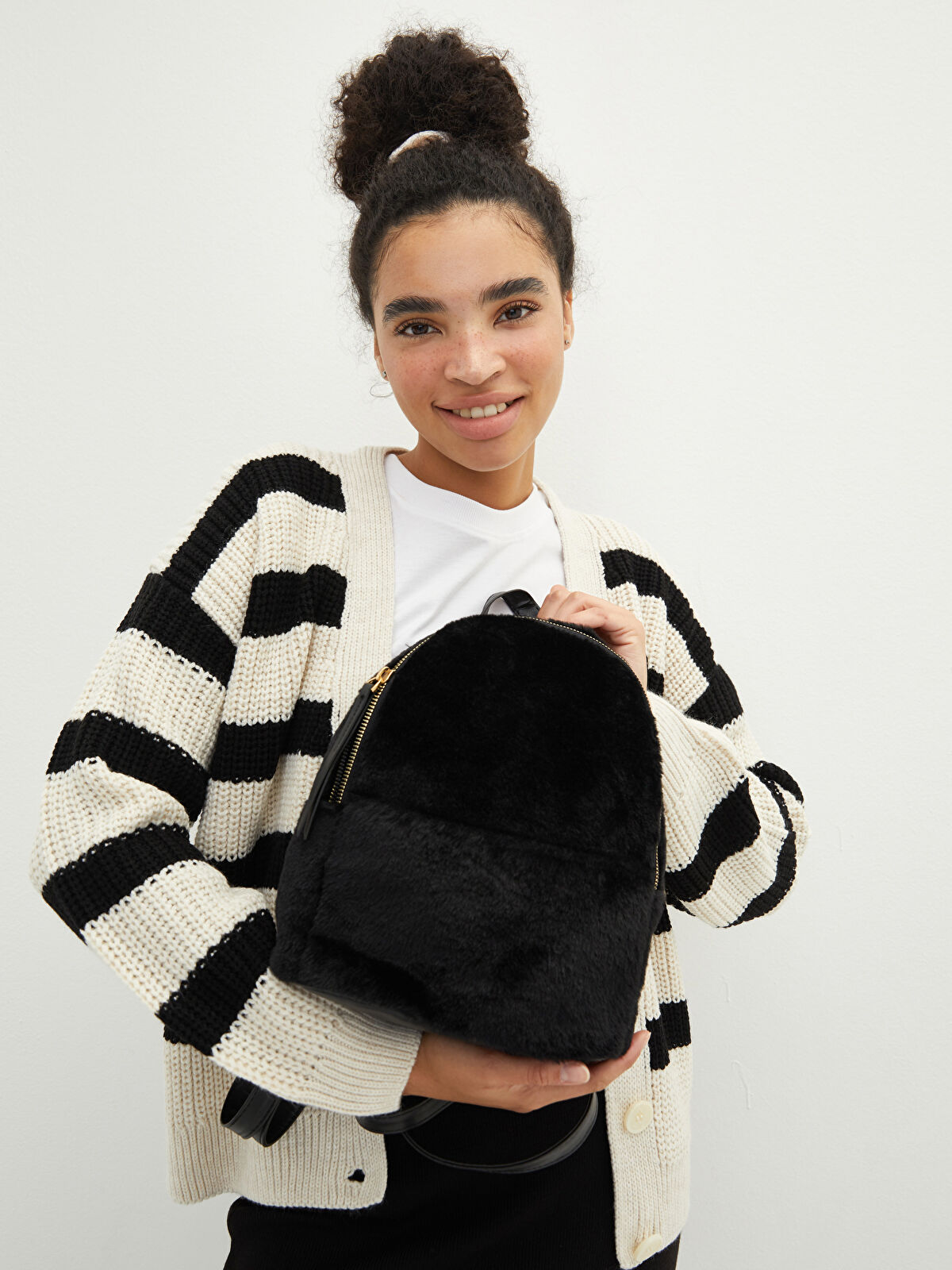 Pelüş Kadın Sırt Çantası