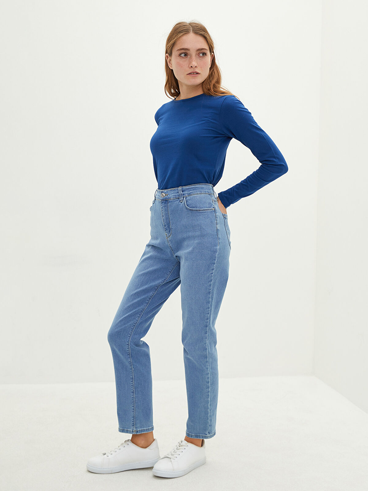 LCWAIKIKI Basic Kadın Jean Pantolon LCWAIKIKI Basic Kadın Jean Pantolon