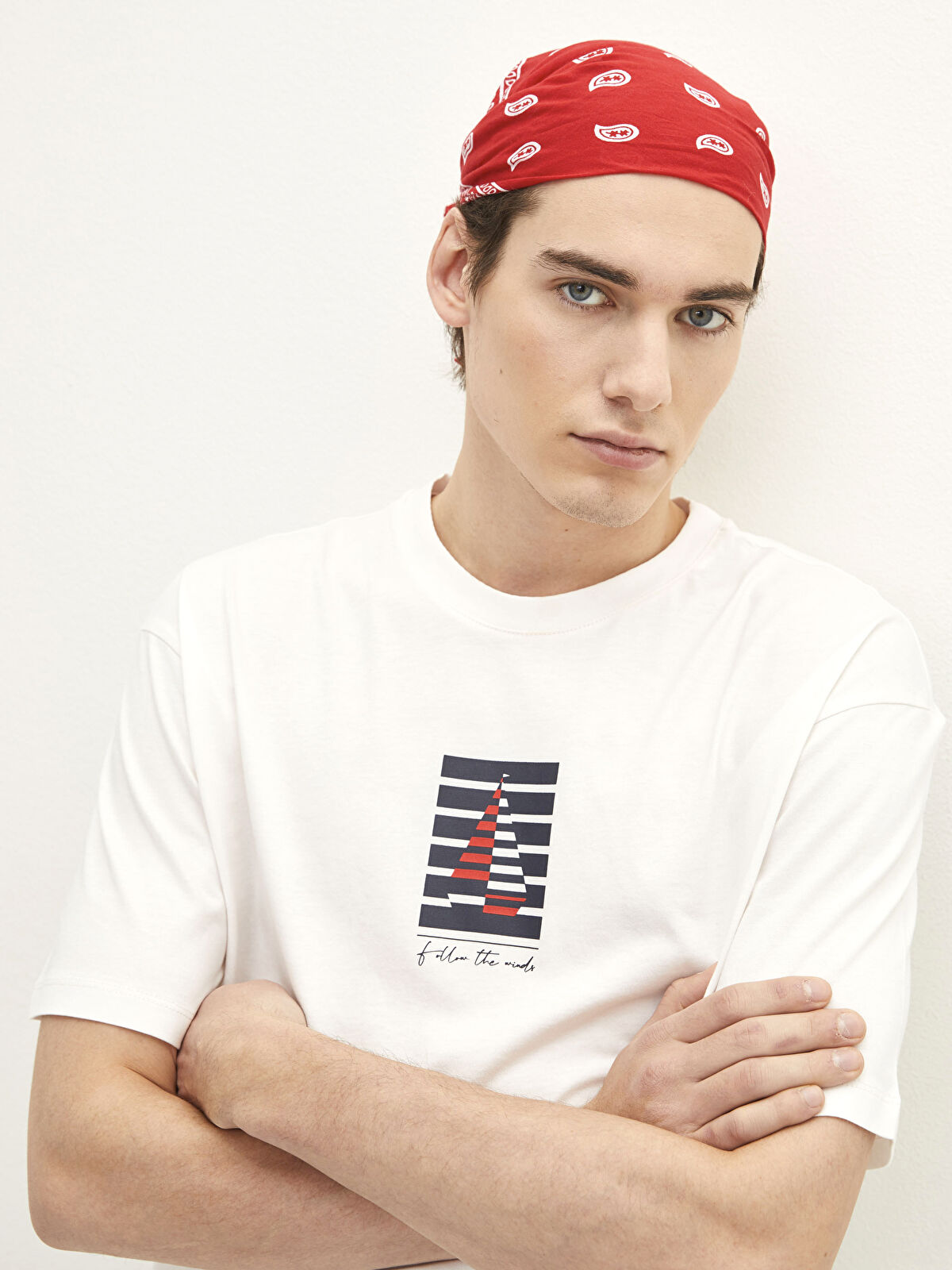 Desenli Erkek Bandana 2'li