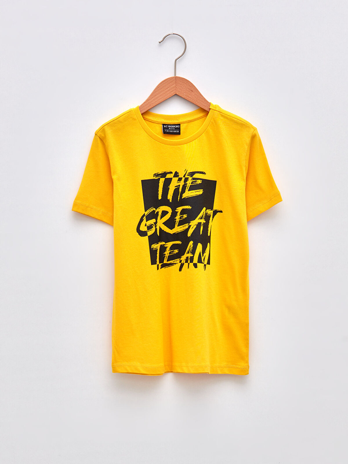 Bisiklet Yaka Baskılı Kısa Kollu Pamuklu Erkek Çocuk Tişört Baba ve Oğul Kombini