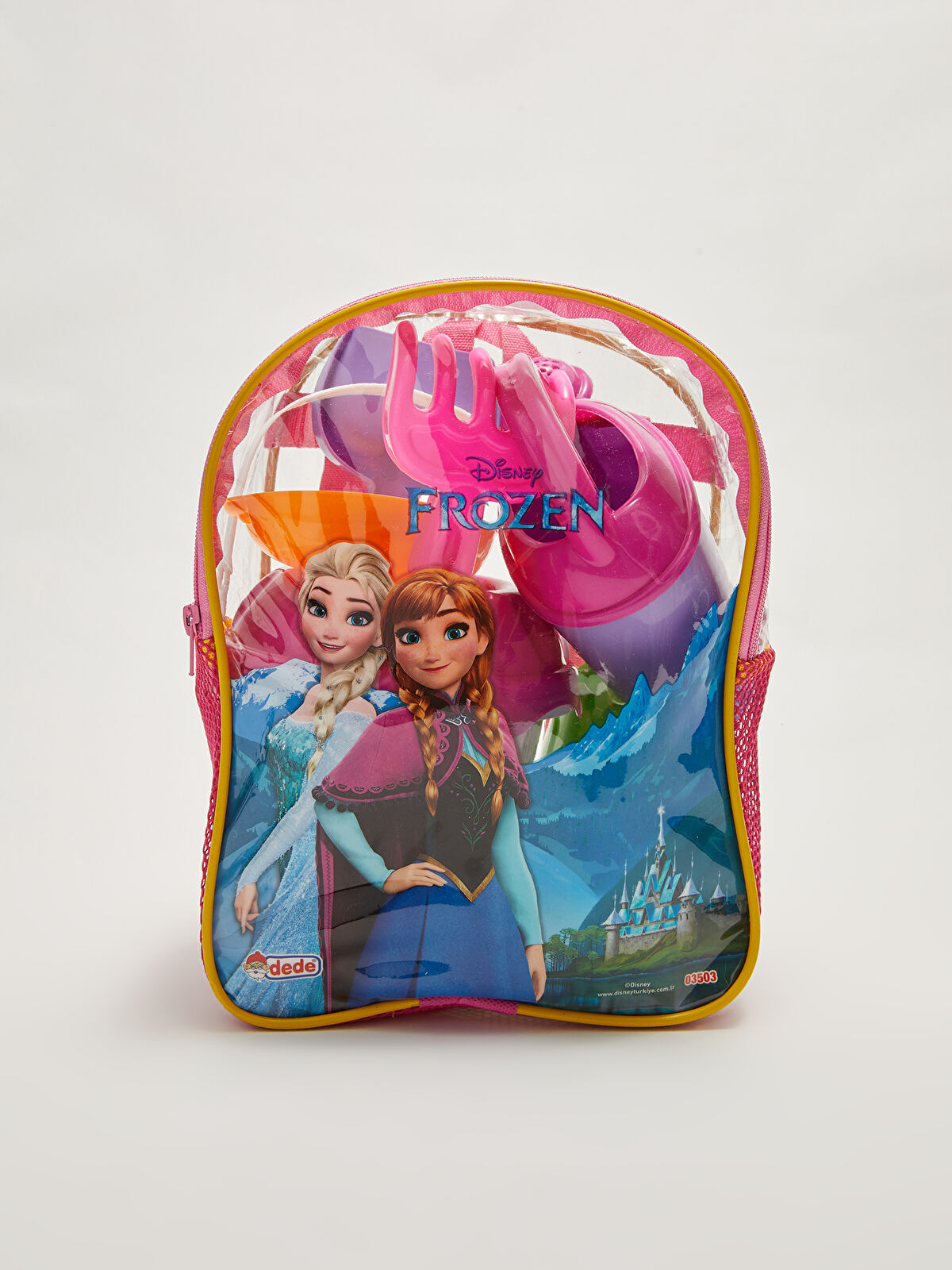 Kız Çocuk Frozen Lisanslı Çantalı Plaj Oyuncak Seti