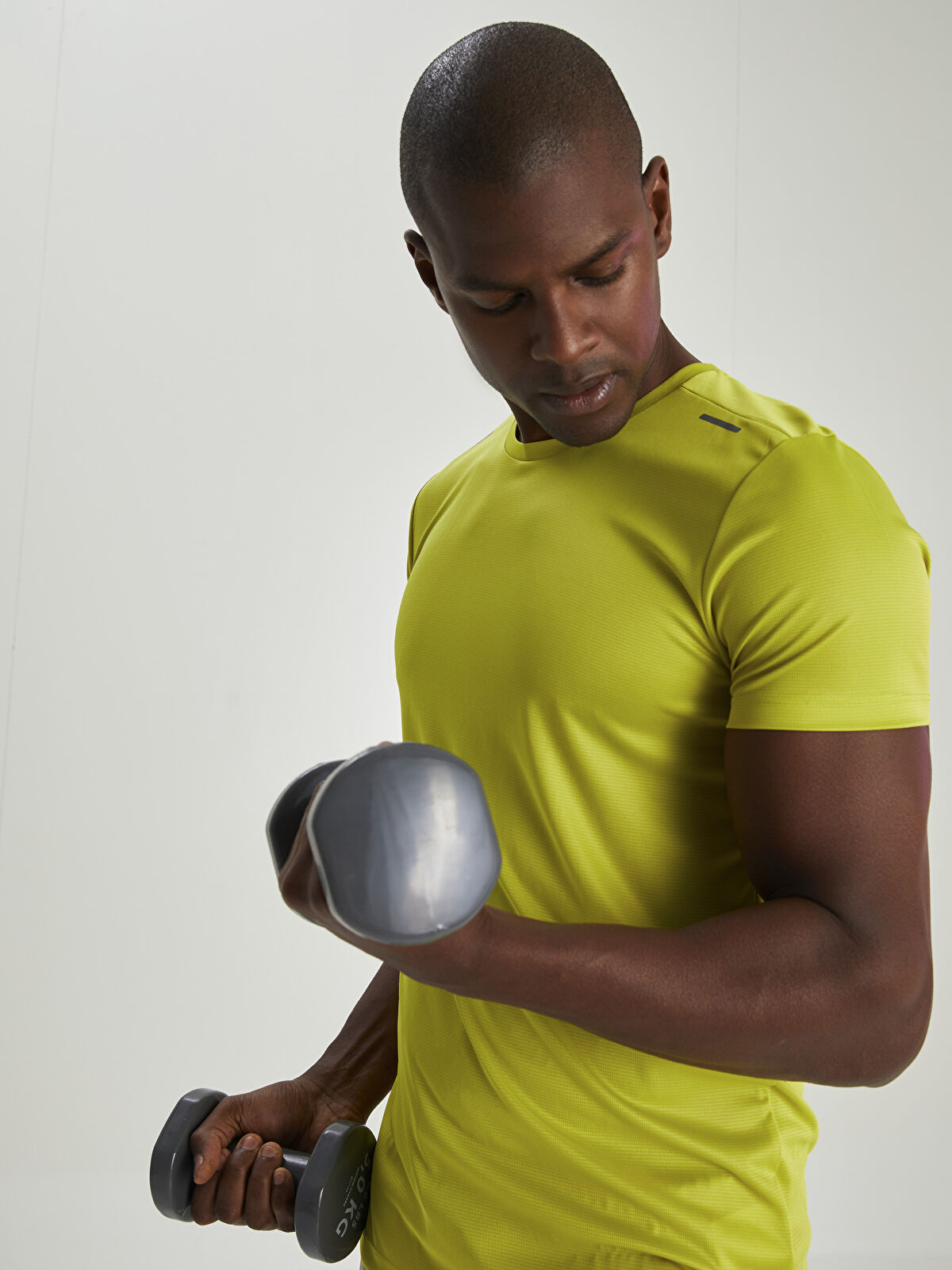 LCW SPORTS Bisiklet Yaka Kısa Kollu Aktif Spor Erkek Tişört