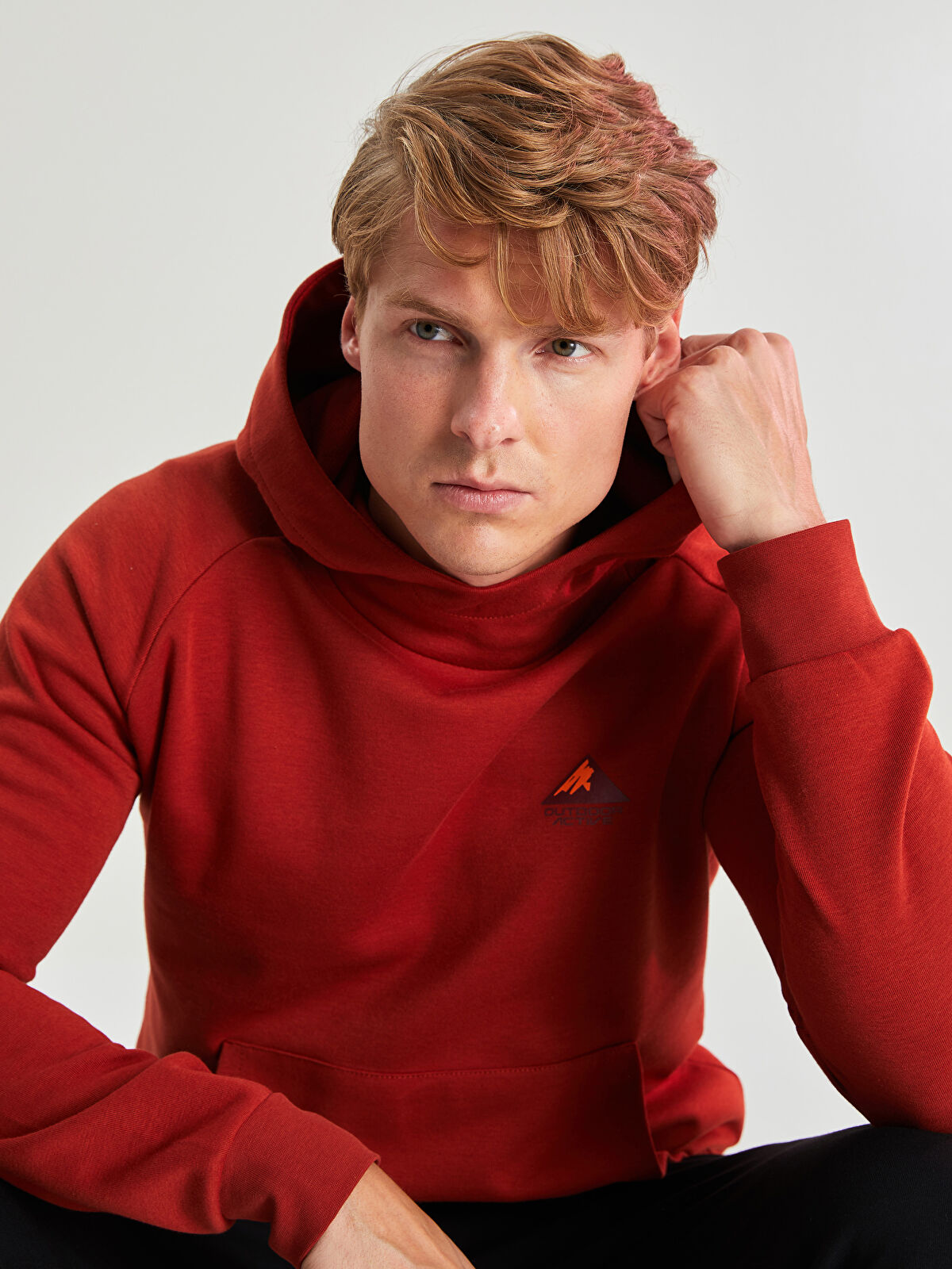 LCW SPORTS Kapüşonlu Uzun Kollu Erkek Spor Sweatshirt