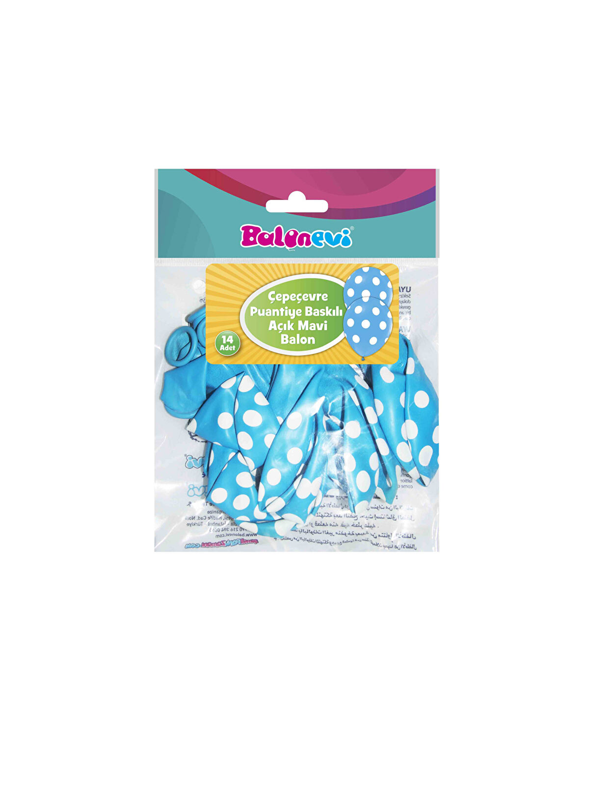 Balonevi Puantiyeli Balon 12'li Balonevi Puantiyeli Balon 12'li
